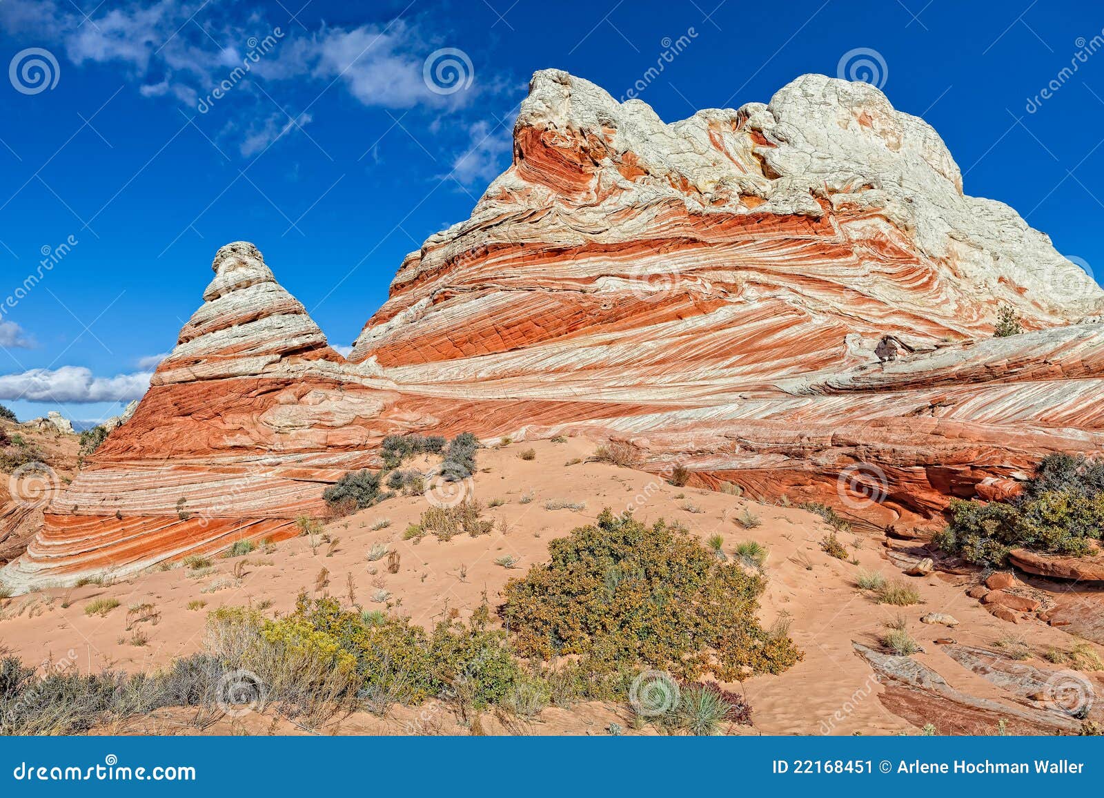 AZ-Paria Plateau-White Pocket Stock Image - Image of orange, earth ...
