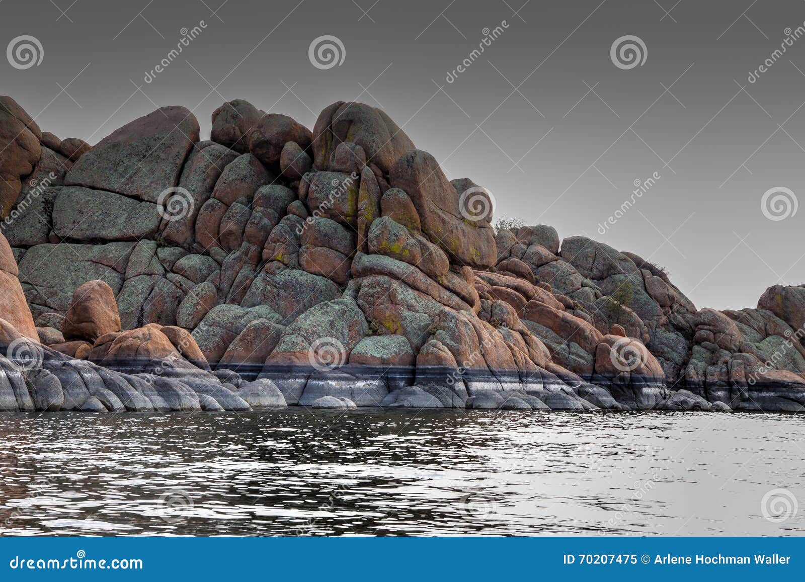 AZ-Prescott-Granite Dells-Watson Lake Stock Image - Image of prescott ...