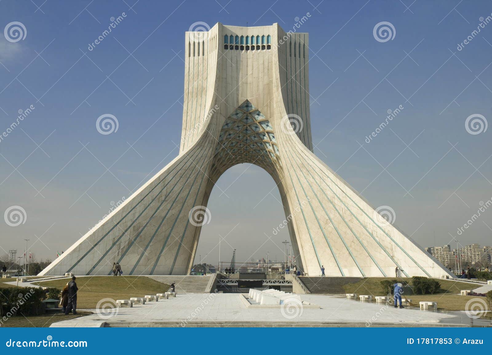 Azadi Monument editorial stock photo. Image of islamic - 17817853