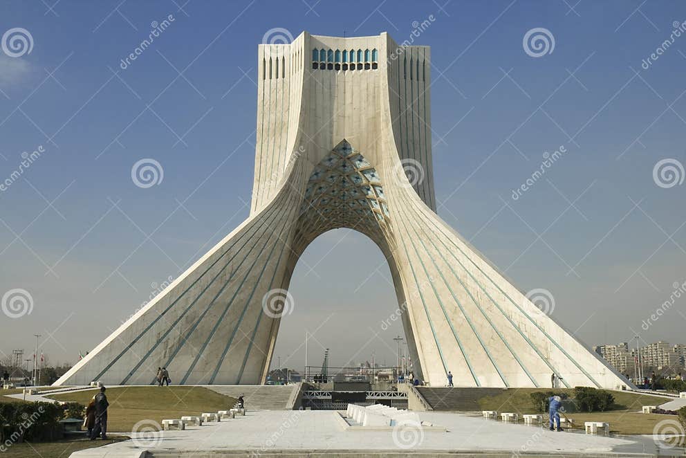 Azadi Monument editorial stock photo. Image of islamic - 17817853