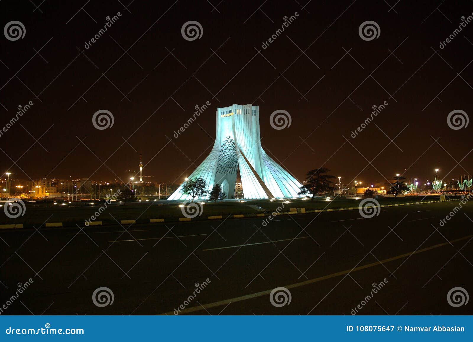 Spring in Azadi Square of Tehran Editorial Photography - Image of ...