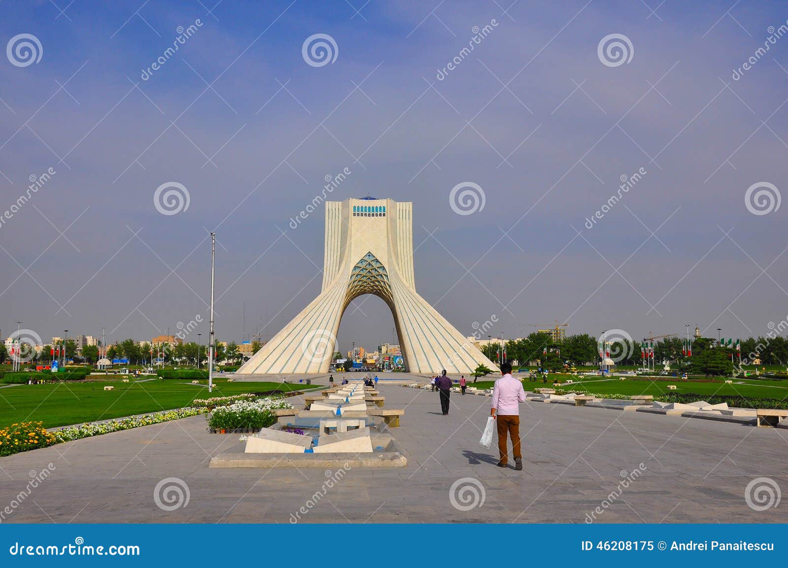 AZADI TOWER editorial image. Image of tower, iran, borj - 46208175