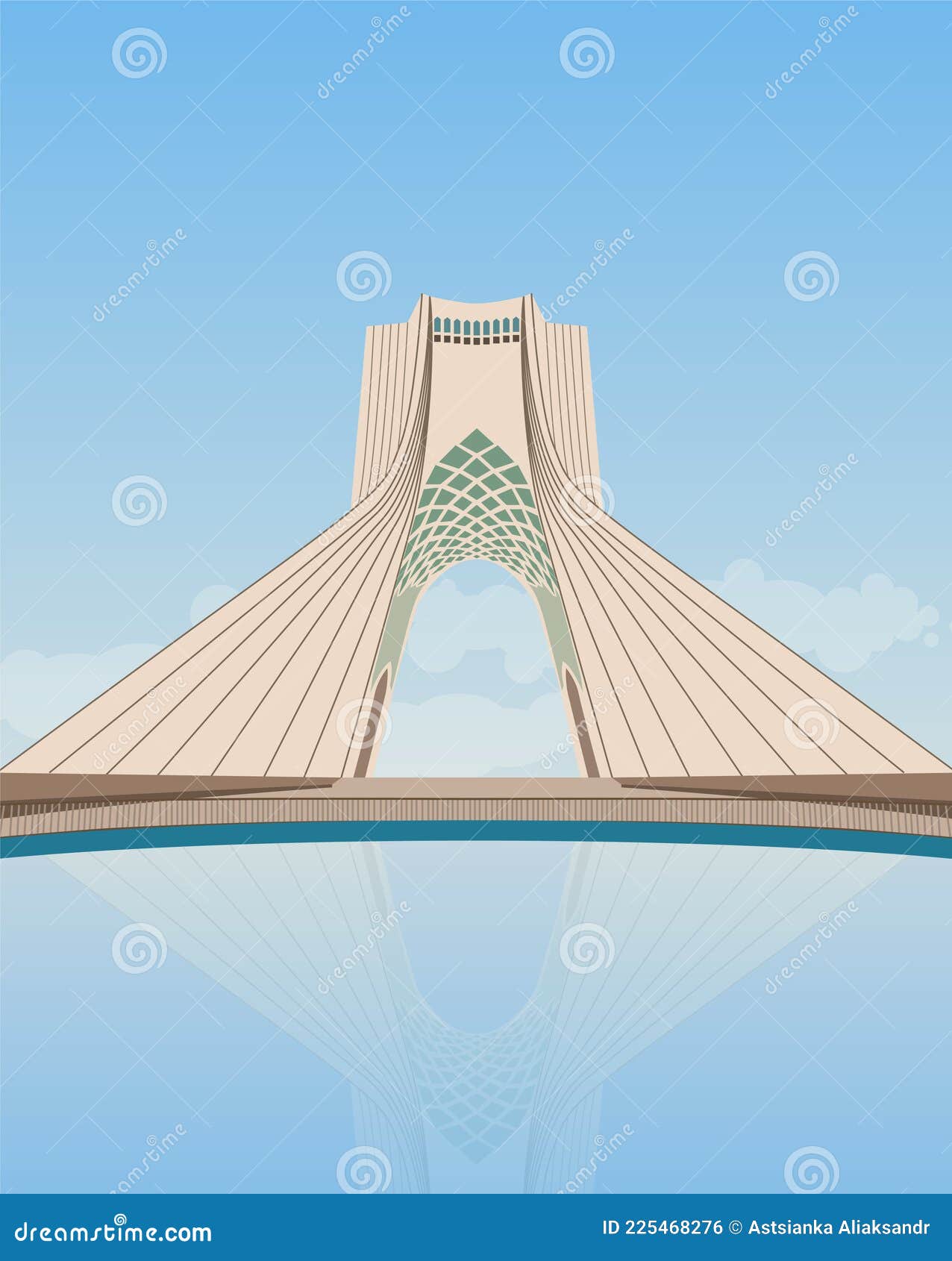 Iran Vector Map Isolated On White Background. High-Detailed Black ...