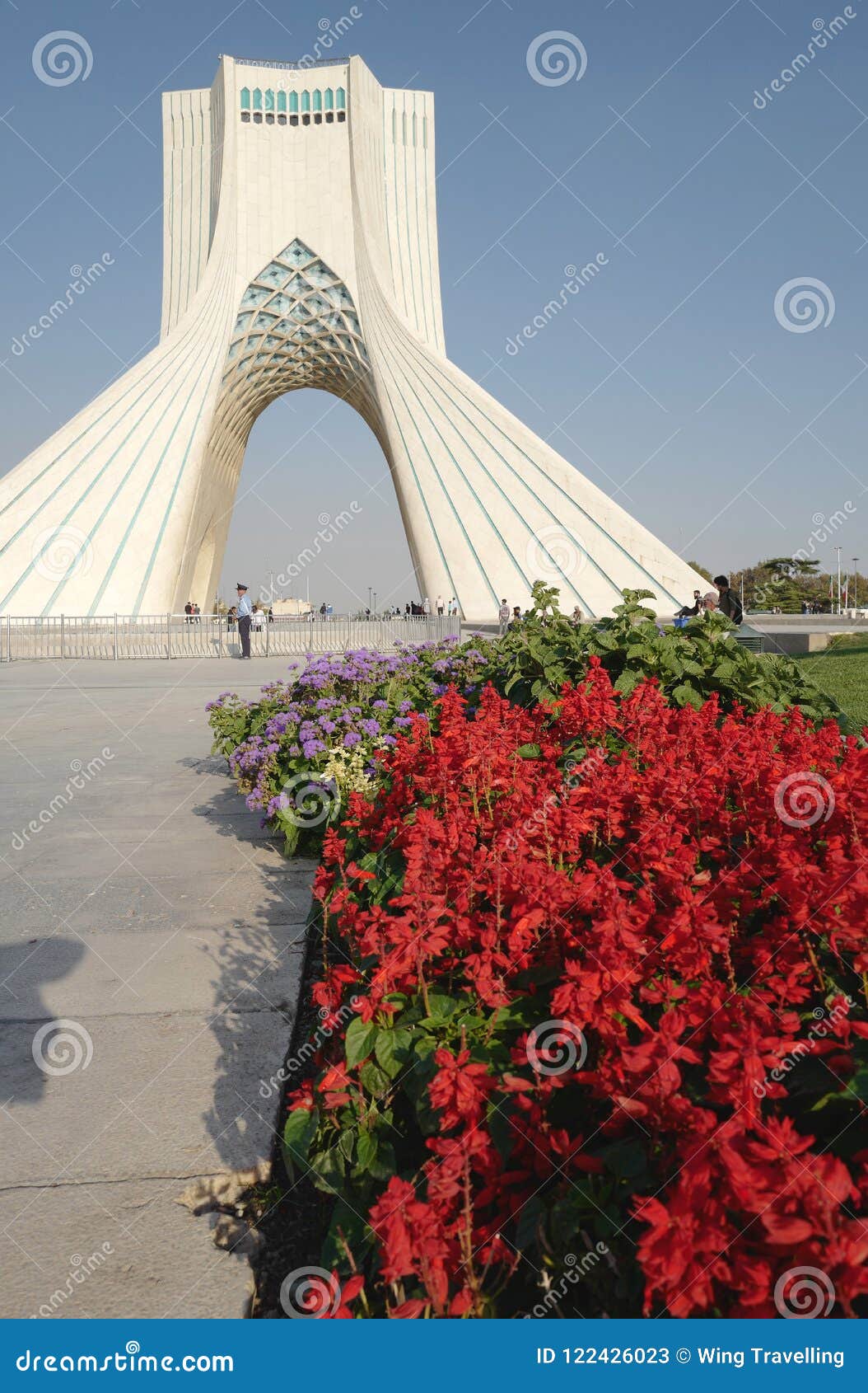 Azadi tower in Tehran editorial stock photo. Image of azadi - 122426023