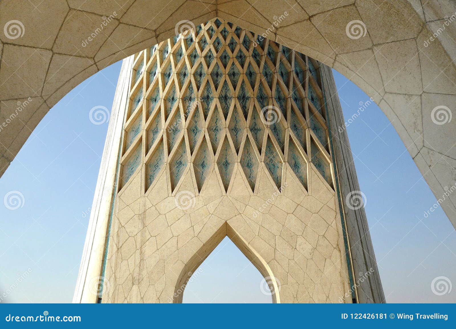 Azadi Tower In Azadi Square In The Iranian Capital Tehran Editorial ...