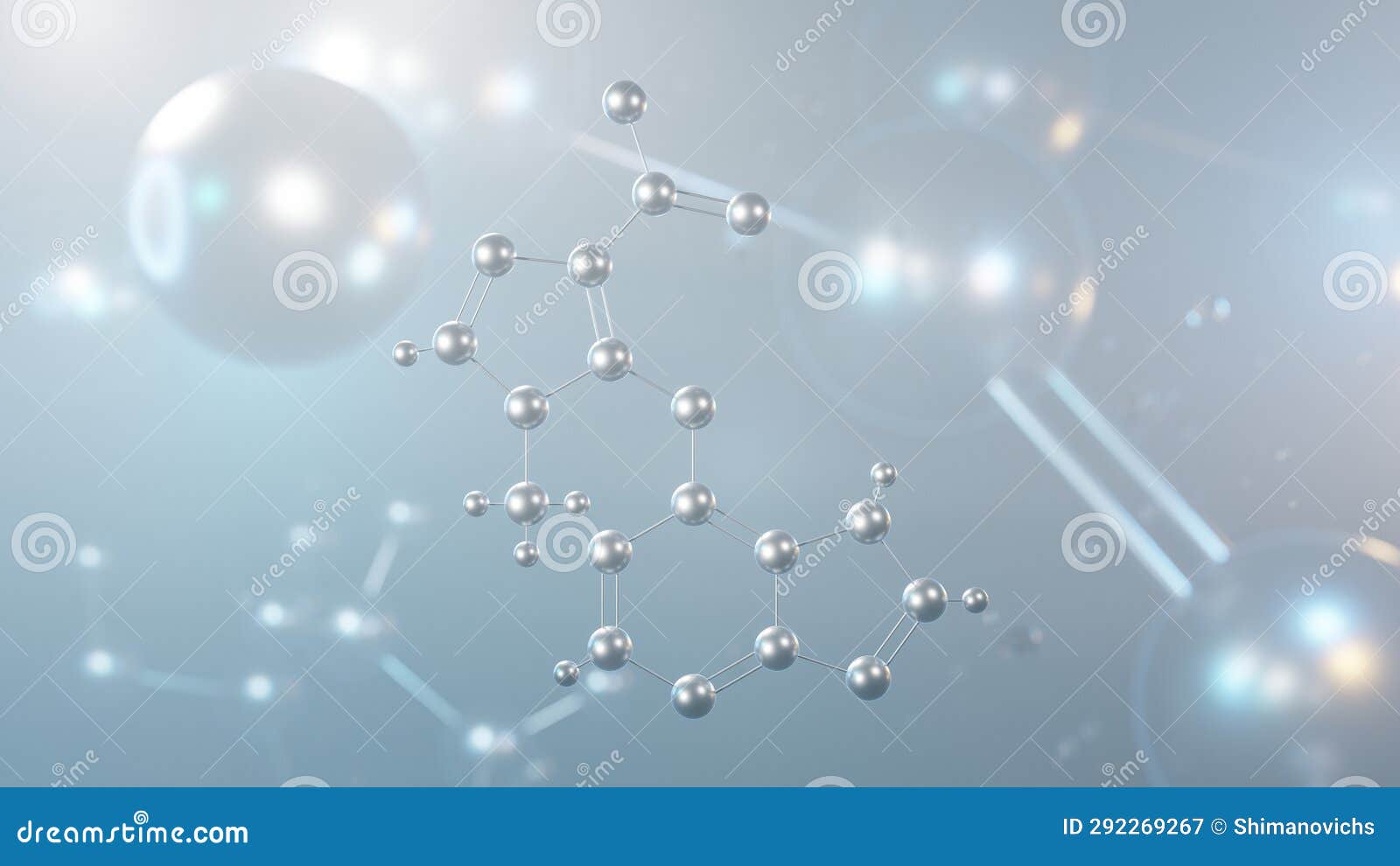 Azathioprine Molecular Structure, 3d Model Molecule, Immunosuppressive ...