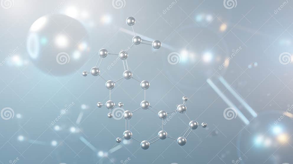 Azathioprine Molecular Structure, 3d Model Molecule, Immunosuppressive ...