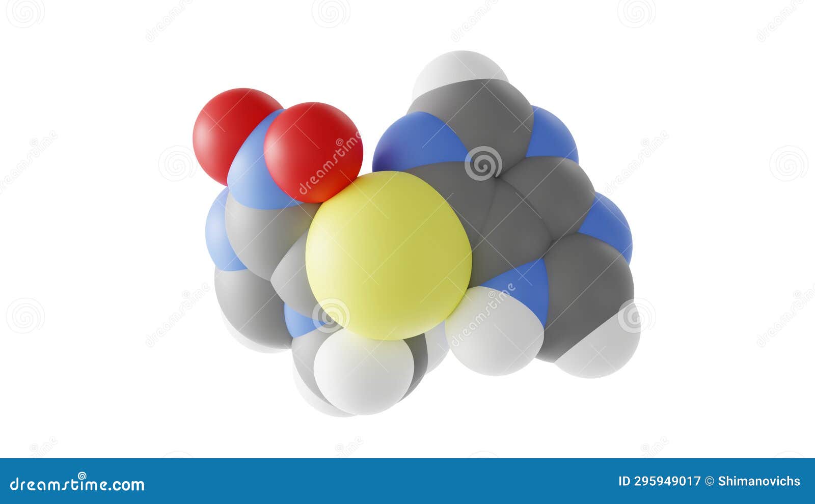 Azathioprine Molecule, Immunosuppressive Agents, Molecular Structure ...