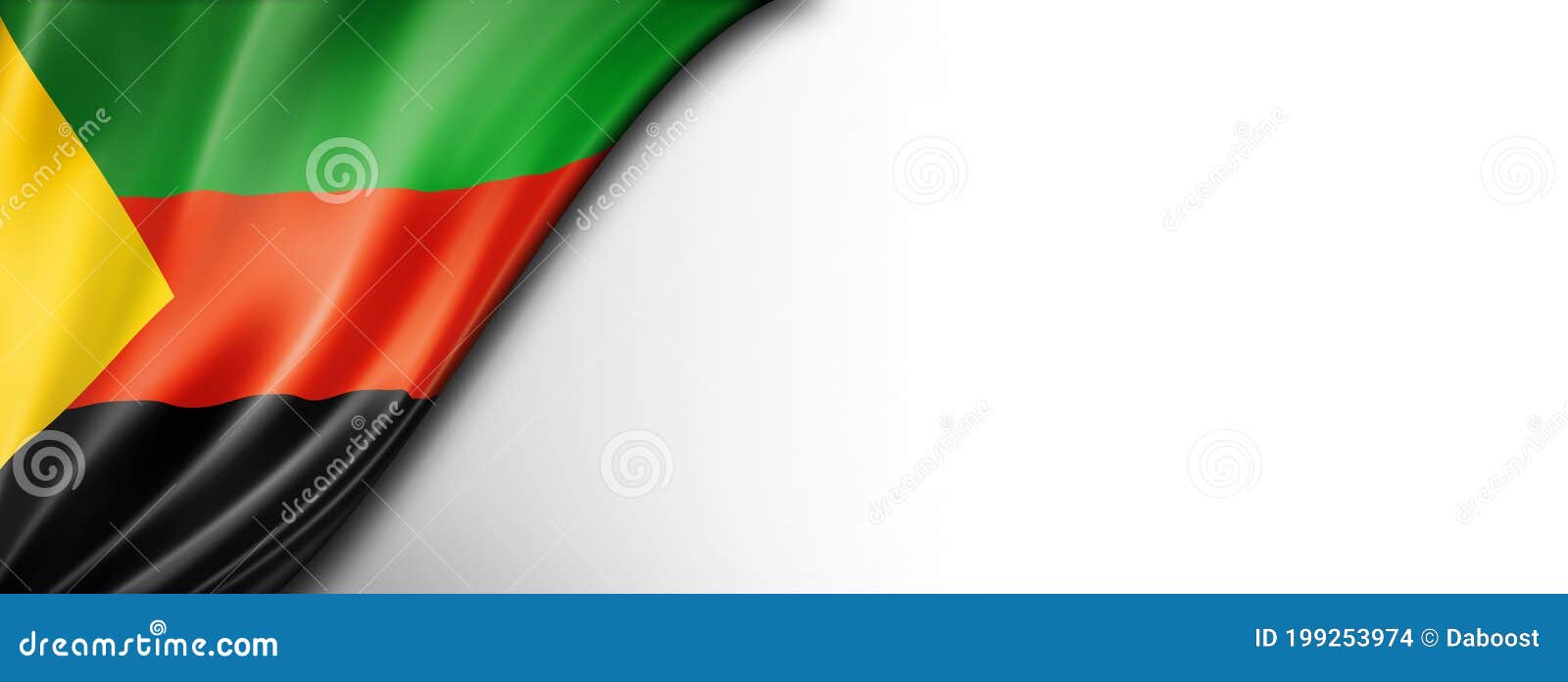 Azawad MNLA Flag On Concrete Wall Banner Stock Illustration ...