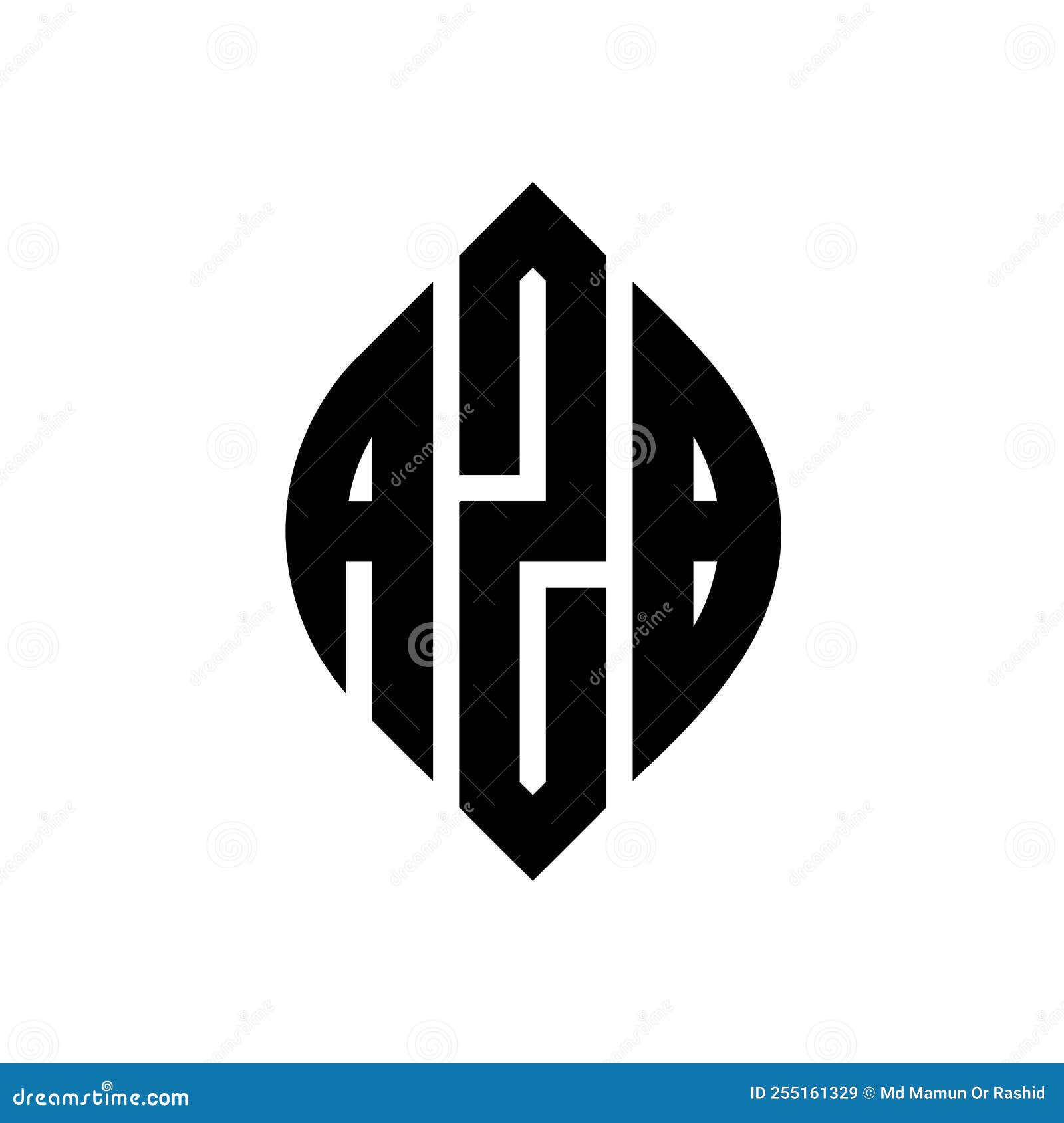 AZB Circle Letter Logo Design with Circle and Ellipse Shape. AZB ...