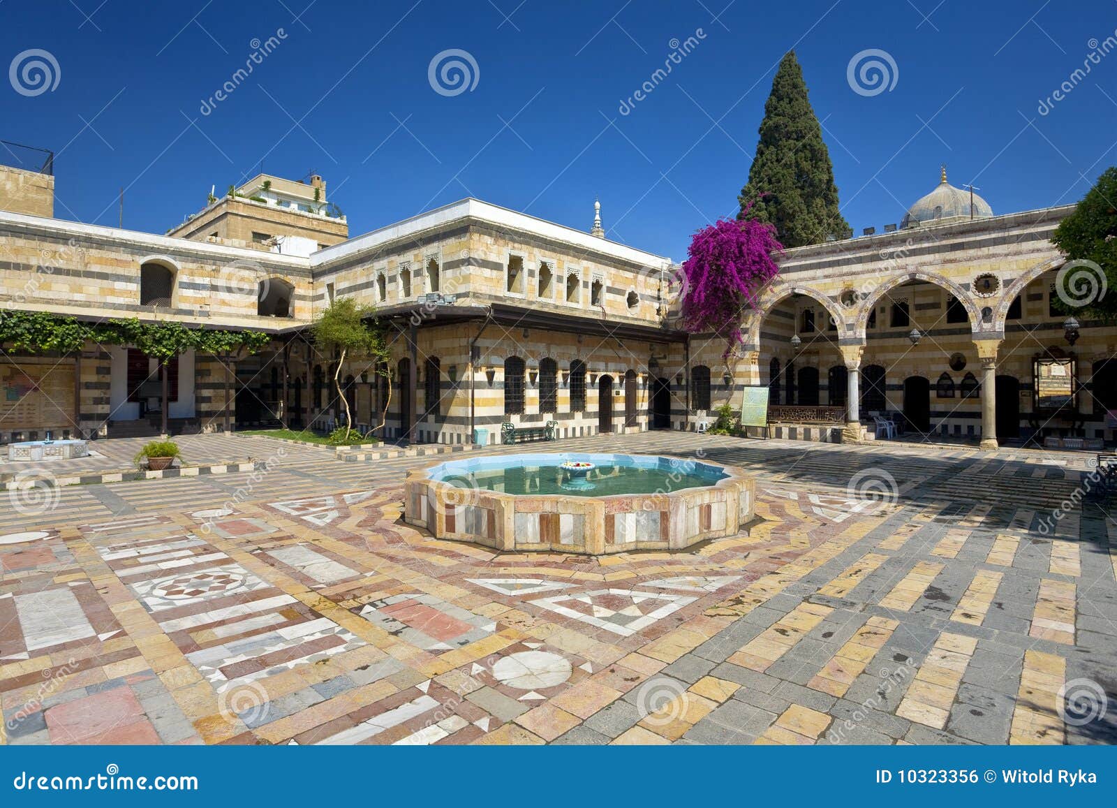 The Azem Palace stock photo. Image of arch, azem, building - 10323356