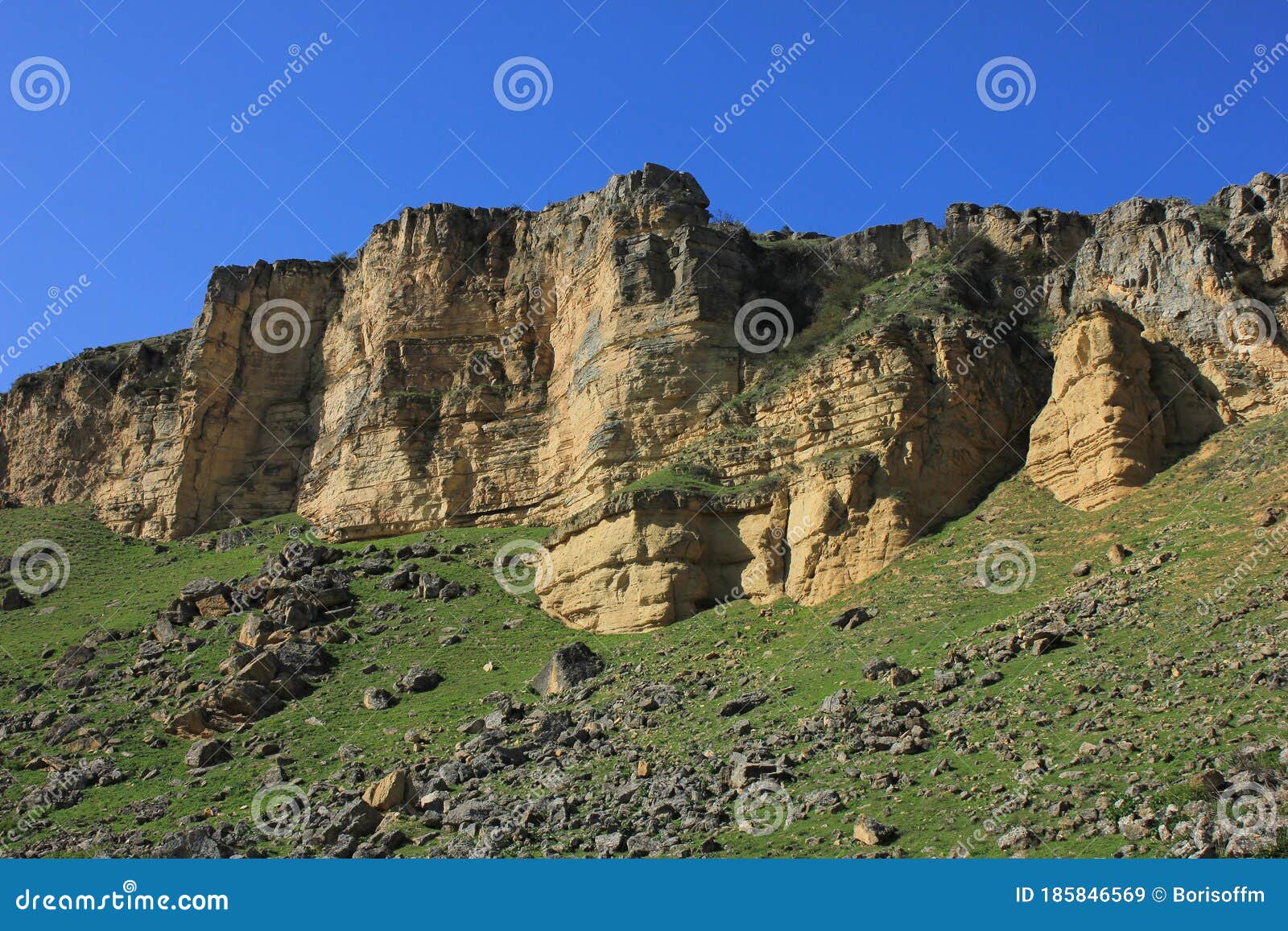 Azerbaijan. Beautiful Mountains at Sunset Stock Image - Image of ...