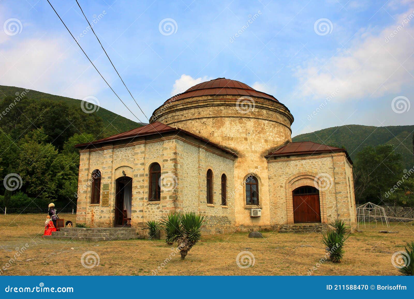 Azerbaijan. Sheki City. the Old Mosque Editorial Image - Image of ...