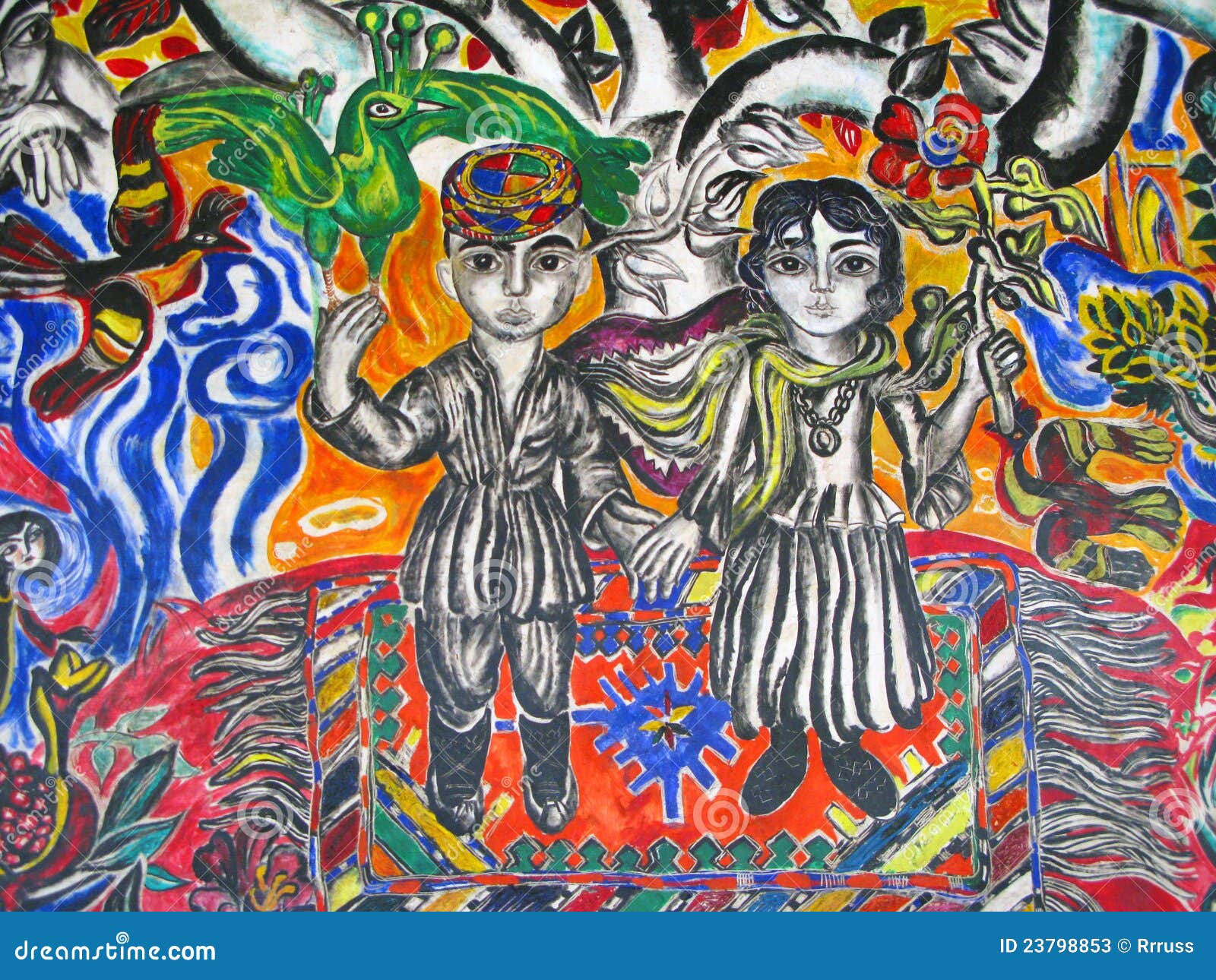 Azerbaijani Artwork editorial stock photo. Image of caucasus - 23798853