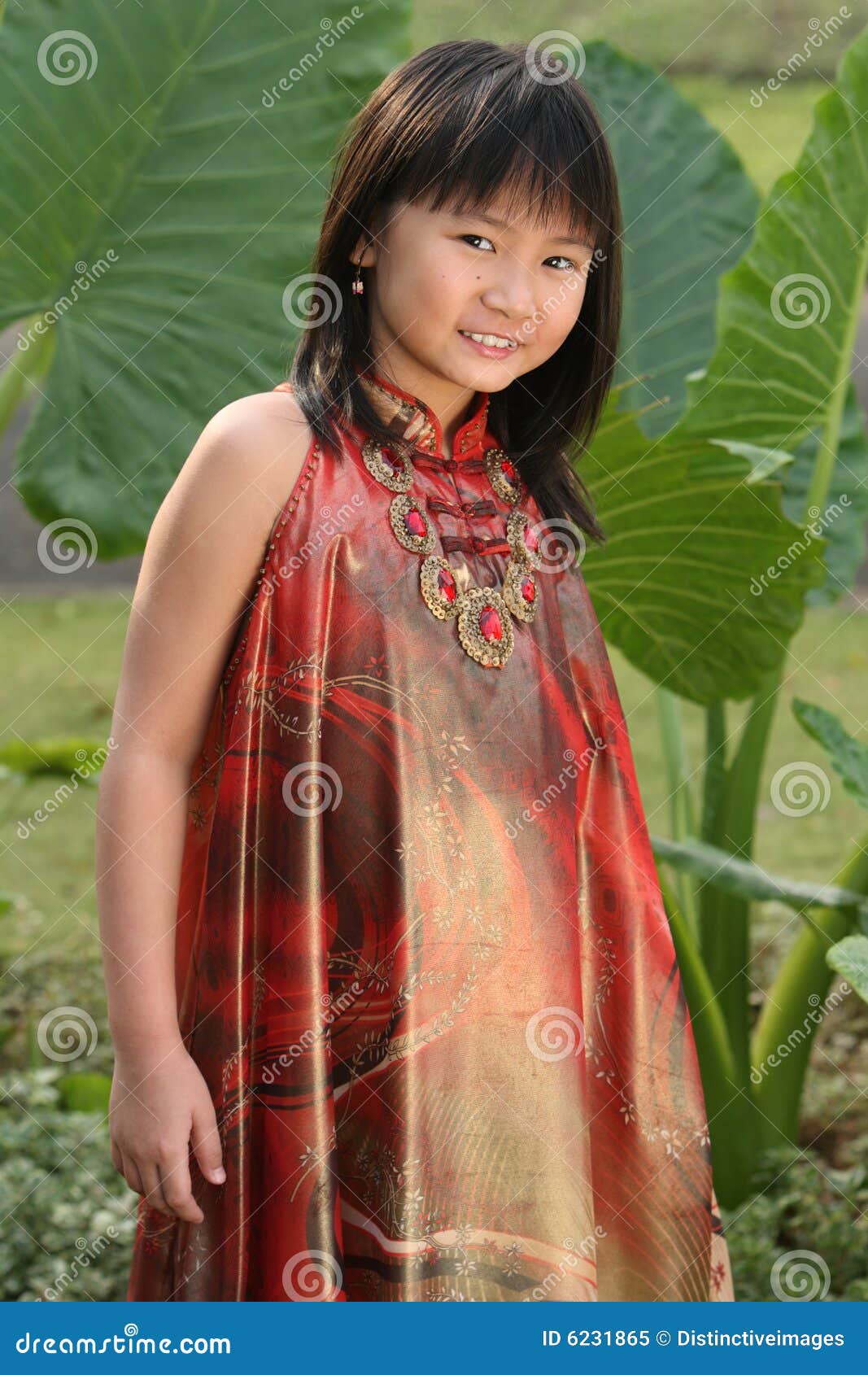 Aziatisch Meisje stock afbeelding. Image of glimlachen - 6231865