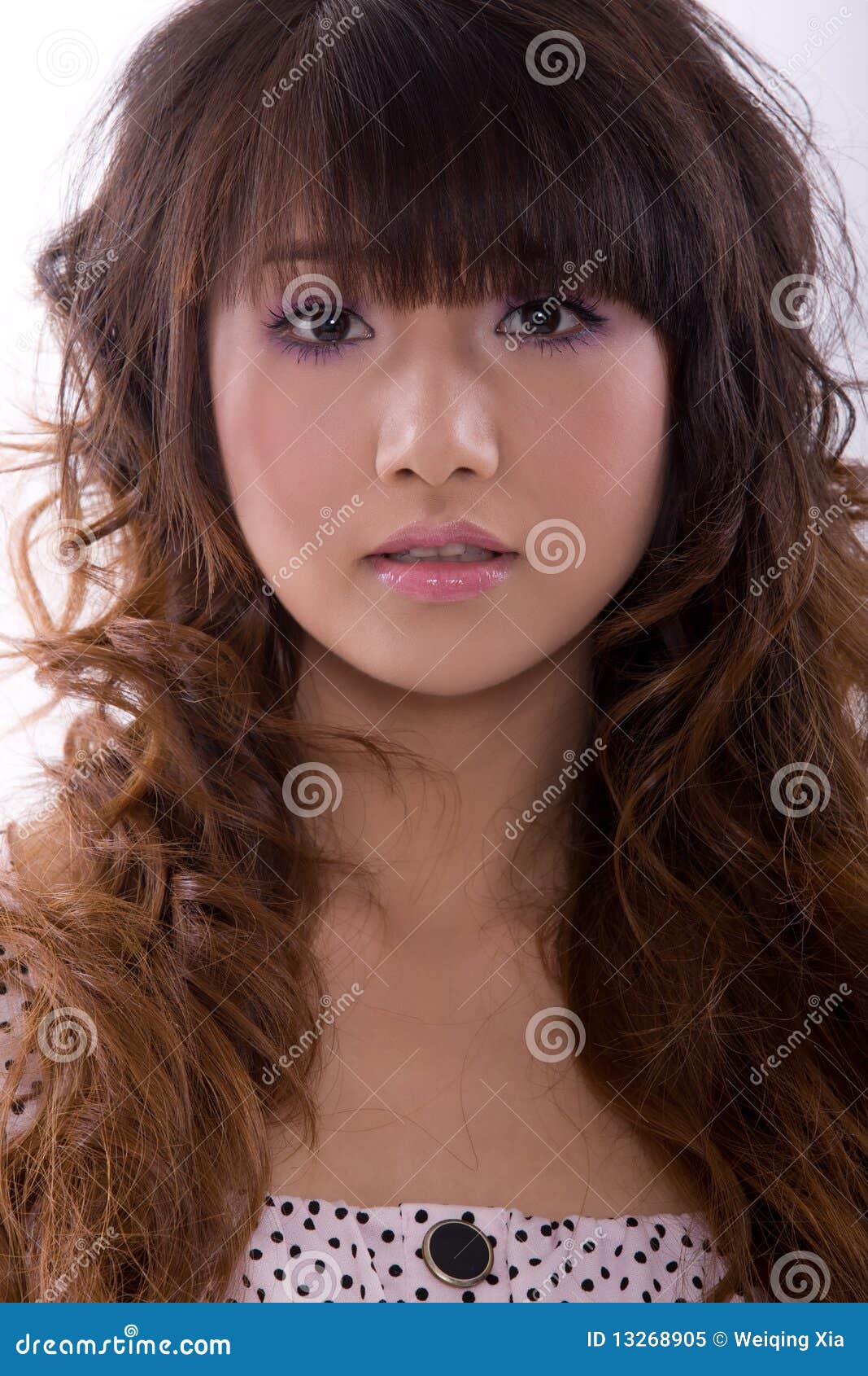 Aziatisch model stock afbeelding. Image of chinees, glamour - 13268905