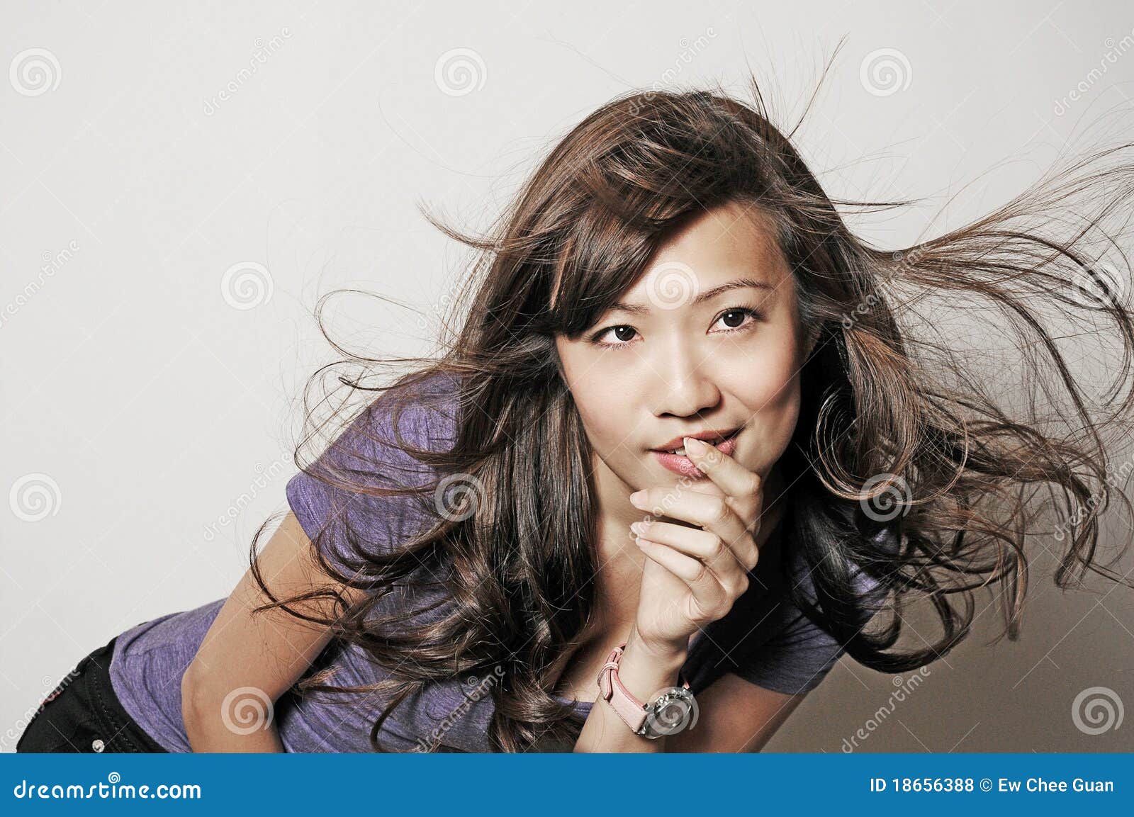 Aziatisch model stock foto. Image of overhemd, haar, aantrekkelijk ...