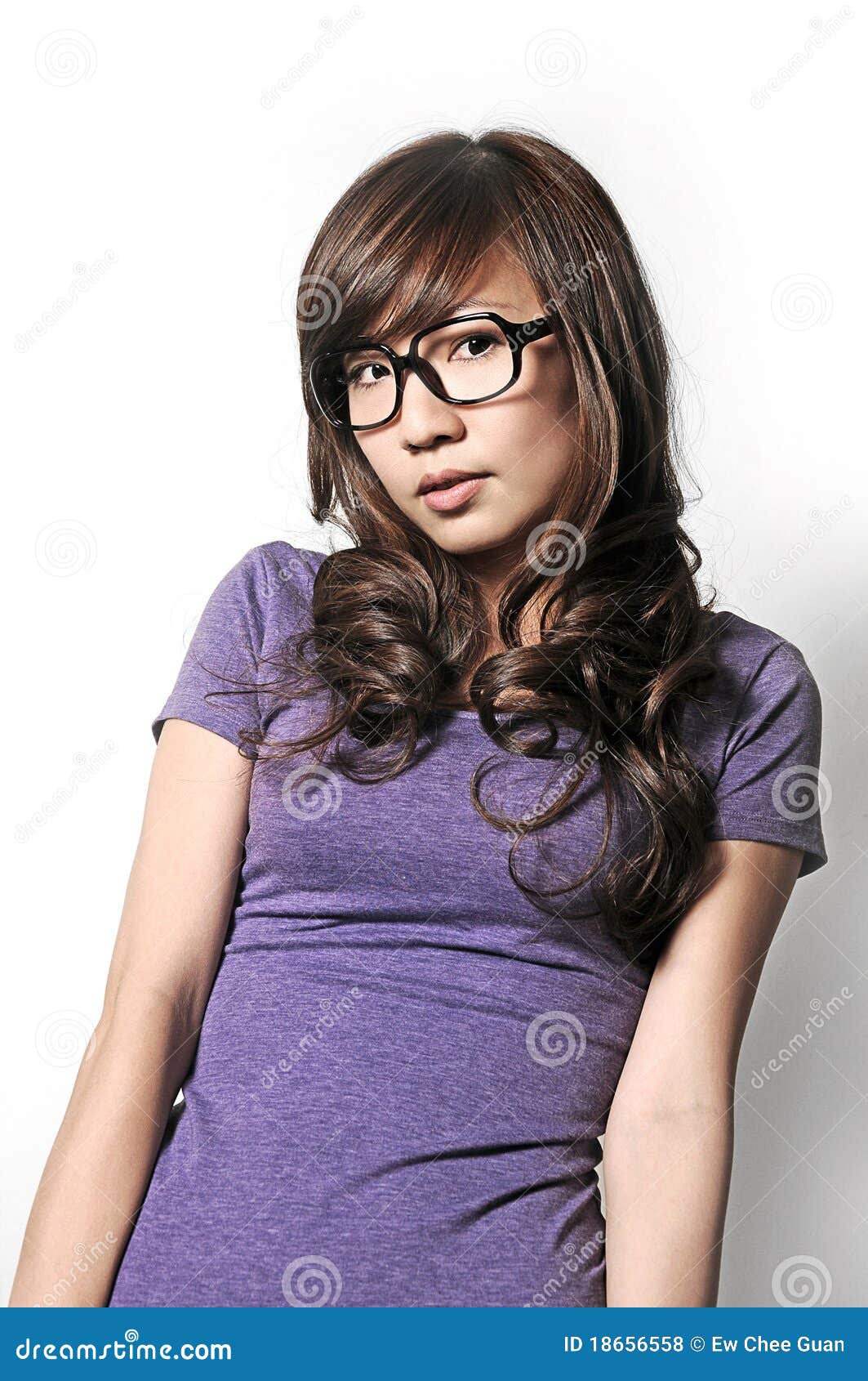 Aziatisch Model stock foto. Image of vlot, wijfje, leuk - 18656558