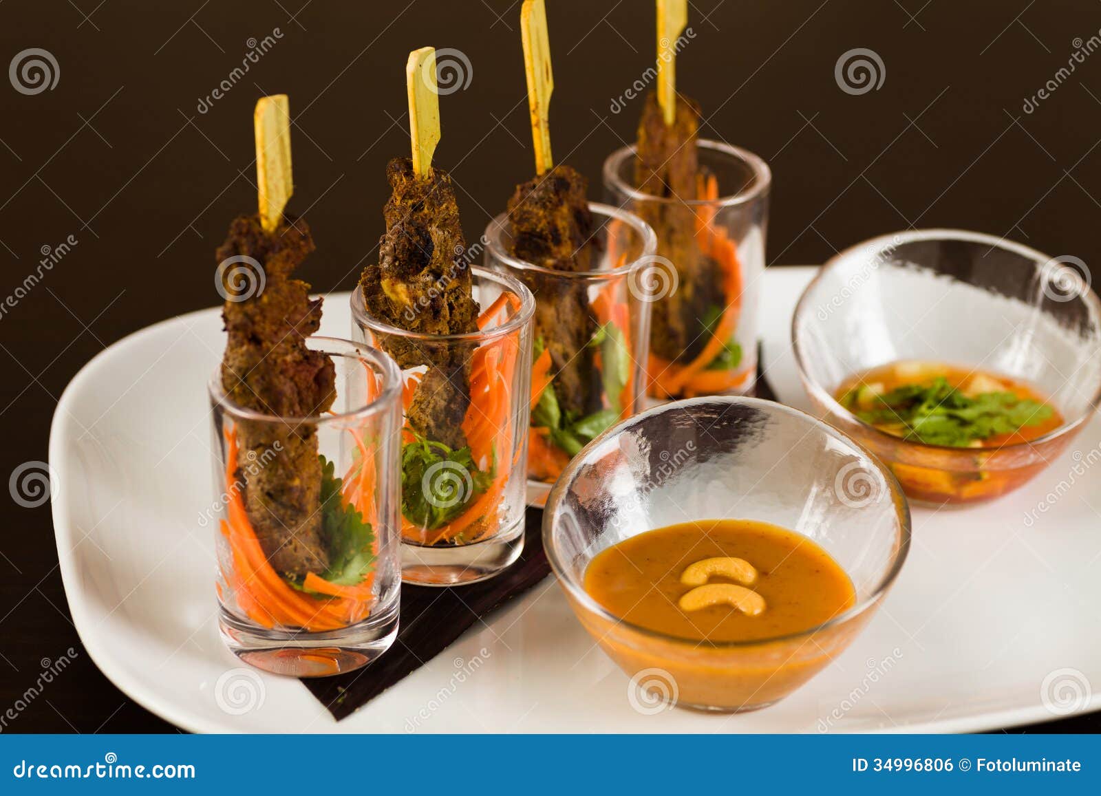 Aziatisch Voorgerecht stock foto. Image of glazen, japans - 34996806