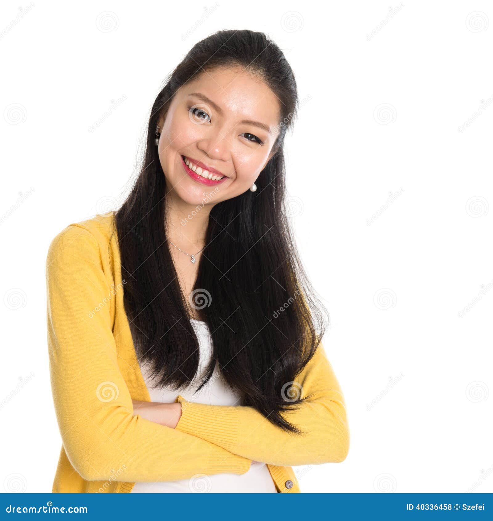Aziatisch Vrouwelijk Portret Stock Foto - Image of wijfje, volwassen ...