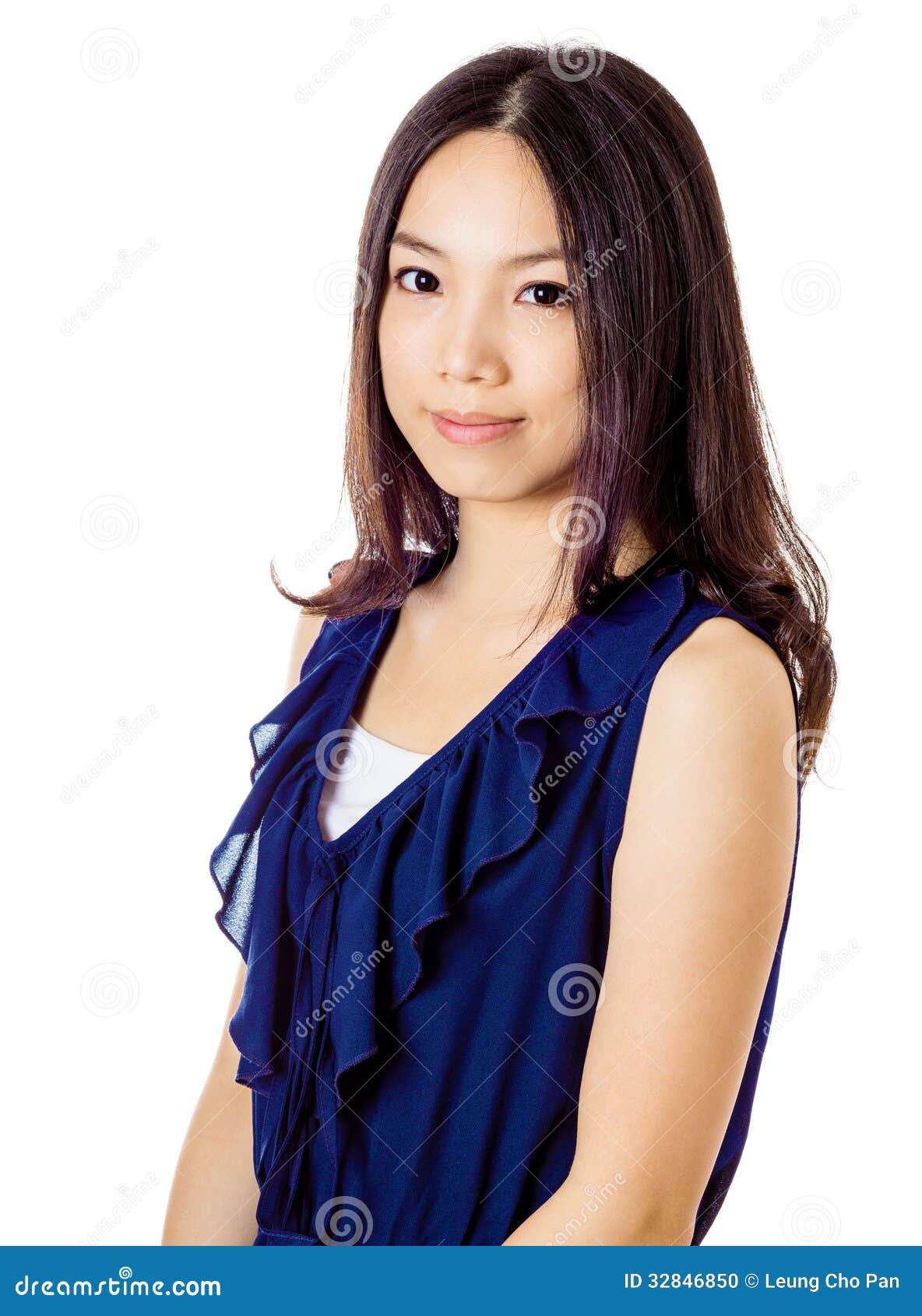 Aziatisch vrouwenportret stock foto. Image of dame, aziatisch - 32846850