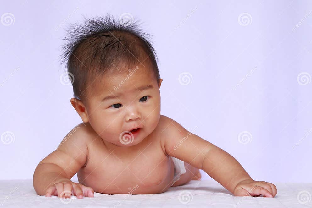 Aziatische baby stock foto. Image of meisje, aziatisch - 15526700