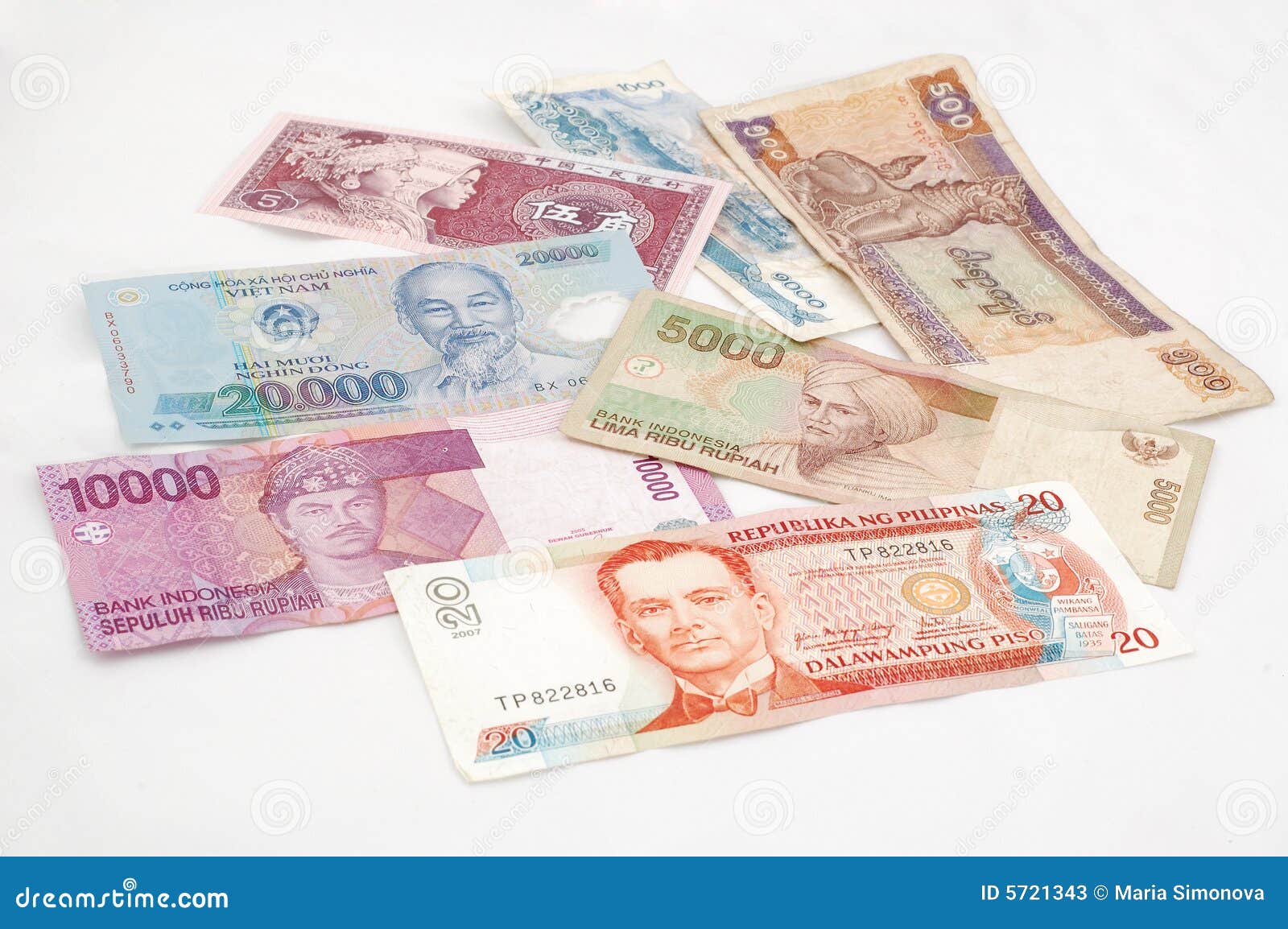 Aziatische munten stock afbeelding. Image of munt, china - 5721343