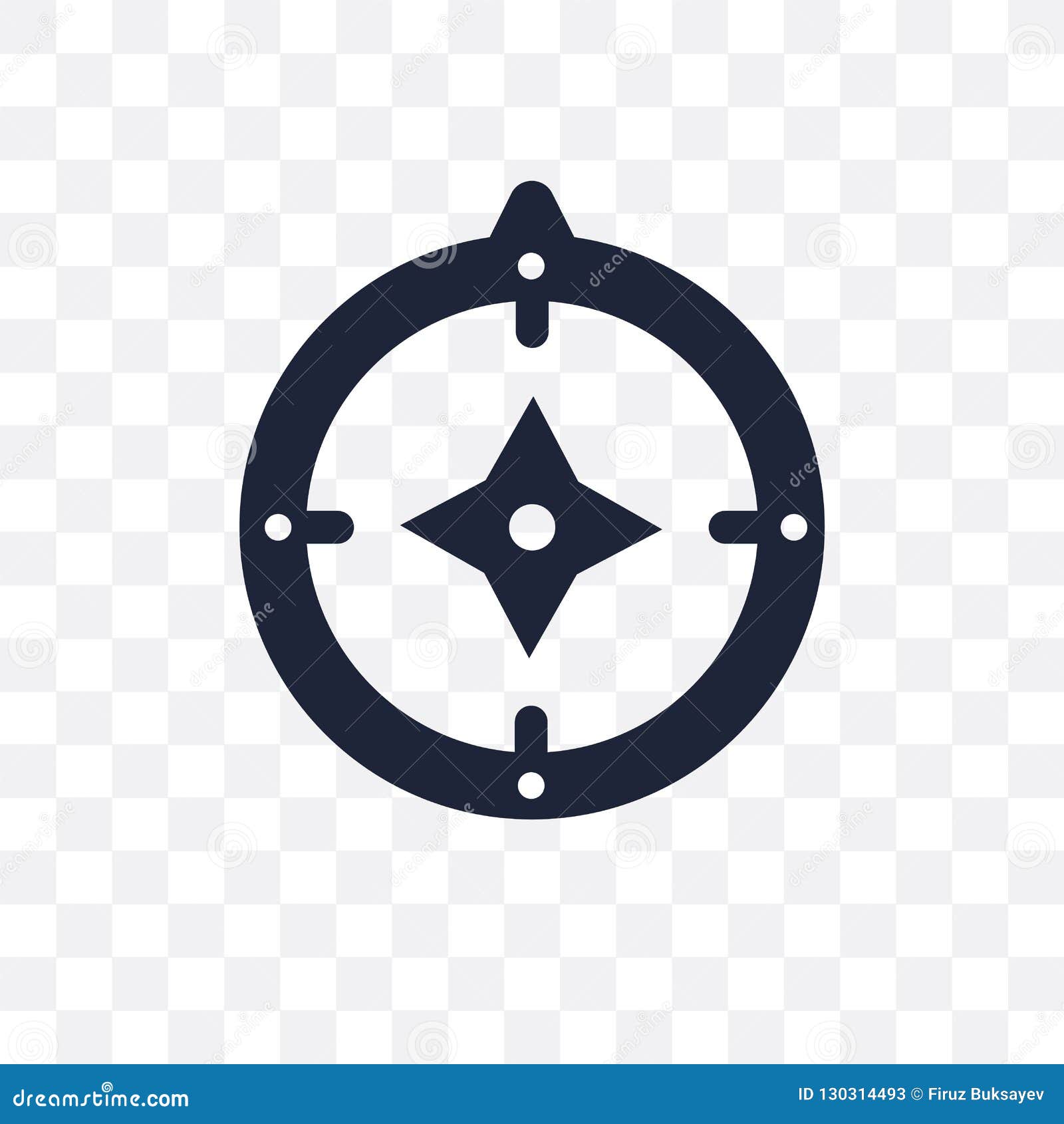 Azimuth Compass Transparent Icon. Azimuth Compass Symbol Design Stock ...