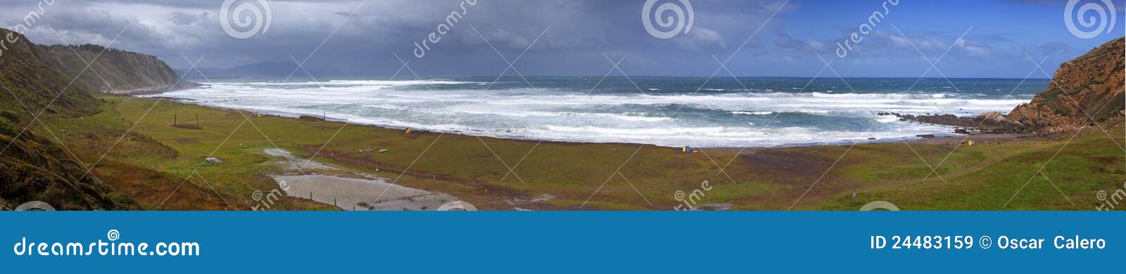 Azkorri beach stock image. Image of basque, landscapes - 24483159