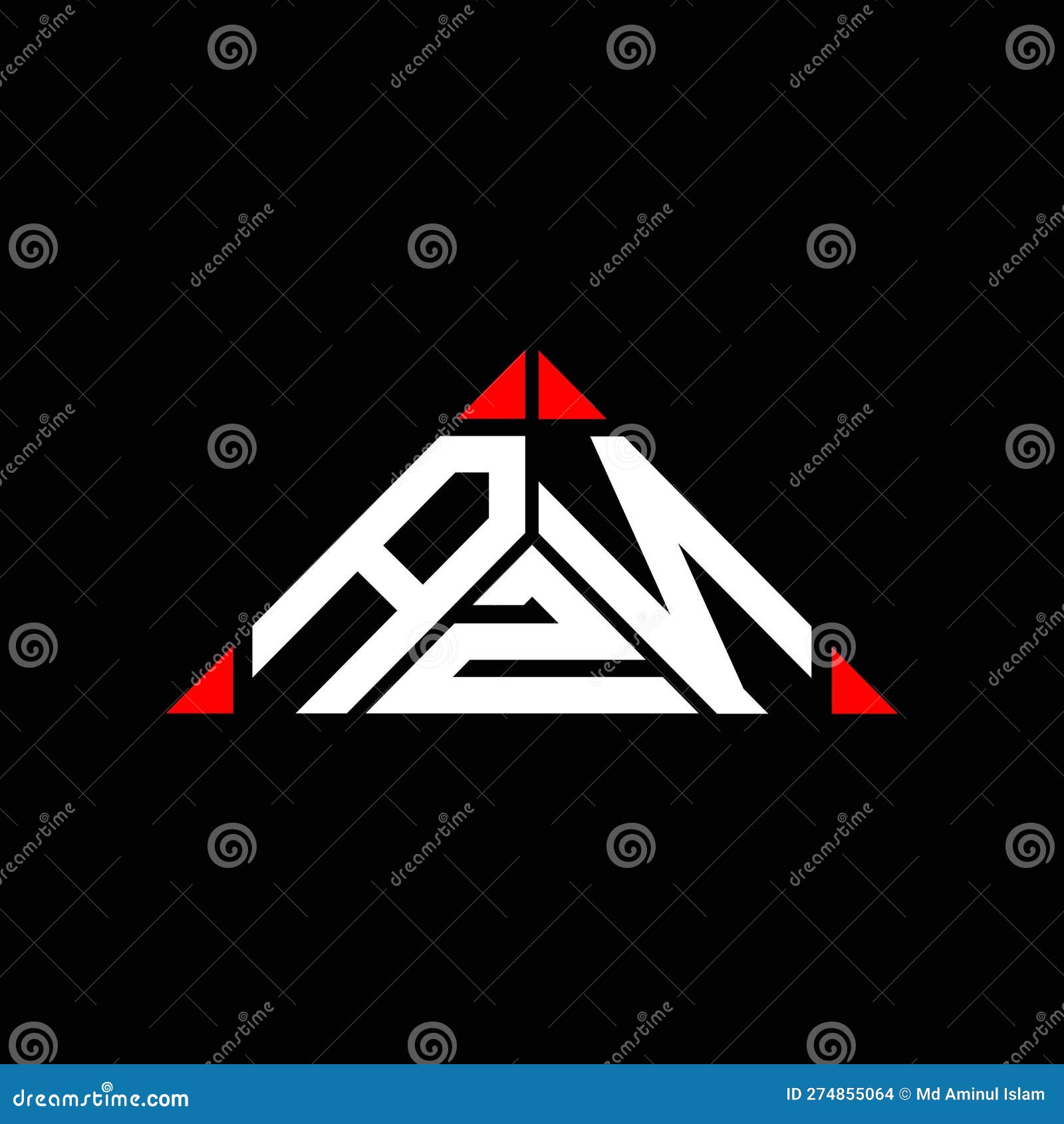 AZN Letter Logo Creative Design with Vector Graphic, AZN Simple and ...