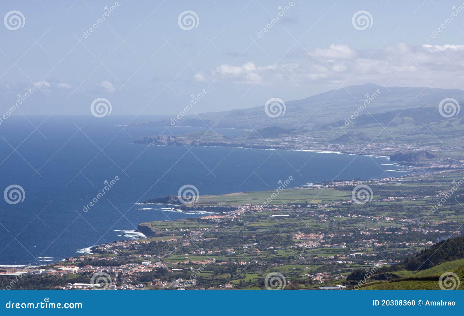Azores stock photo. Image of climate, green, hill, amazing - 20308360