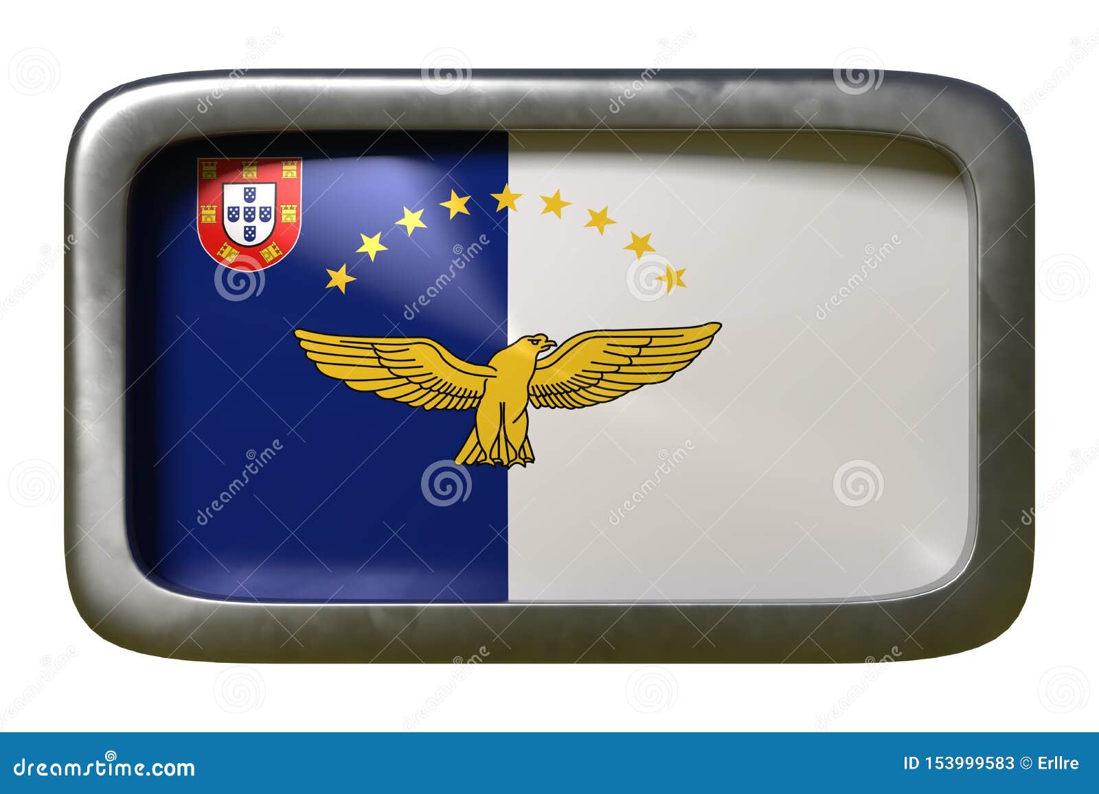 Azores flag sign stock illustration. Illustration of archipelago ...