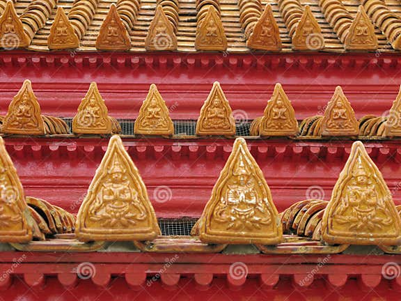 Azotea del templo foto de archivo. Imagen de tailandia - 13118274