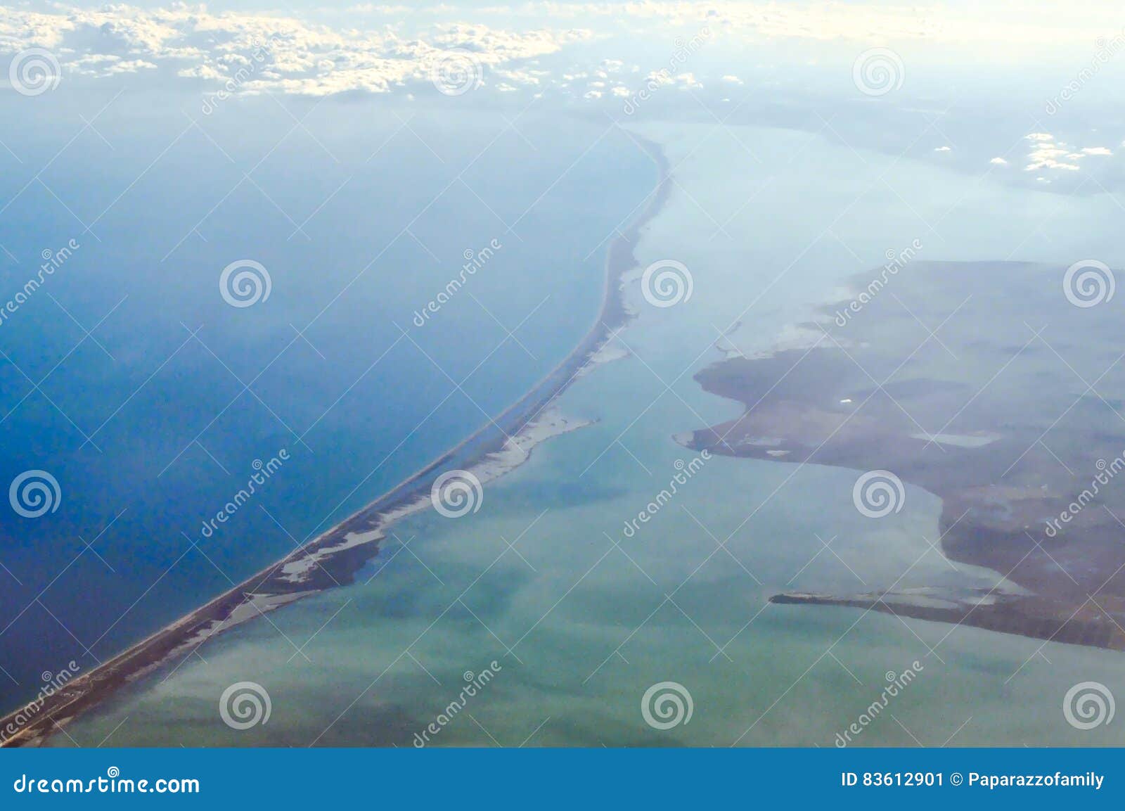 Azov Sea Aerial View of in Ukraine Stock Image - Image of area ...