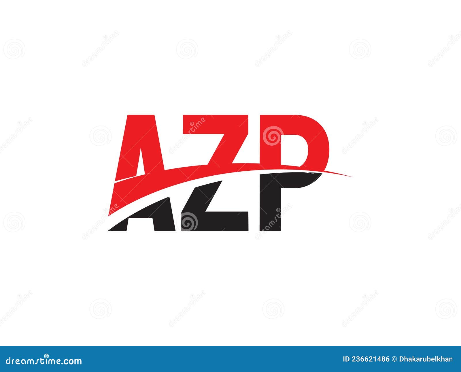 AZP Letter Initial Logo Design Vector Illustration Stock Vector ...