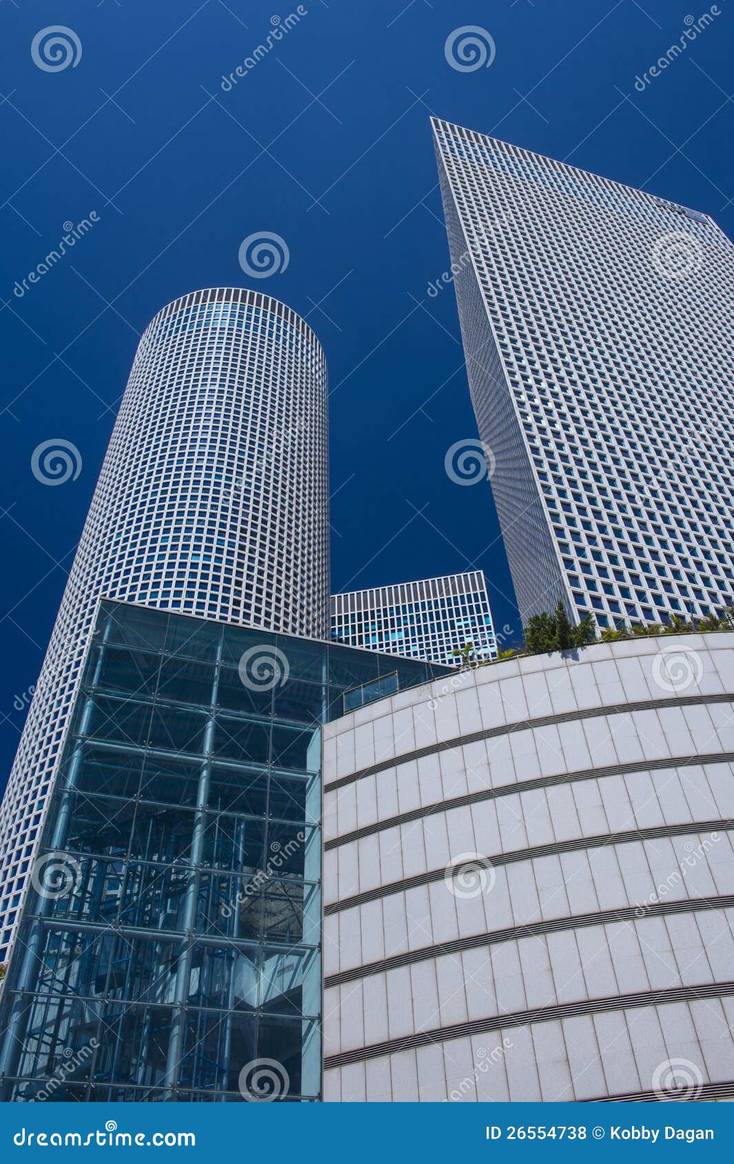 Azrieli towers editorial stock photo. Image of building - 26554738