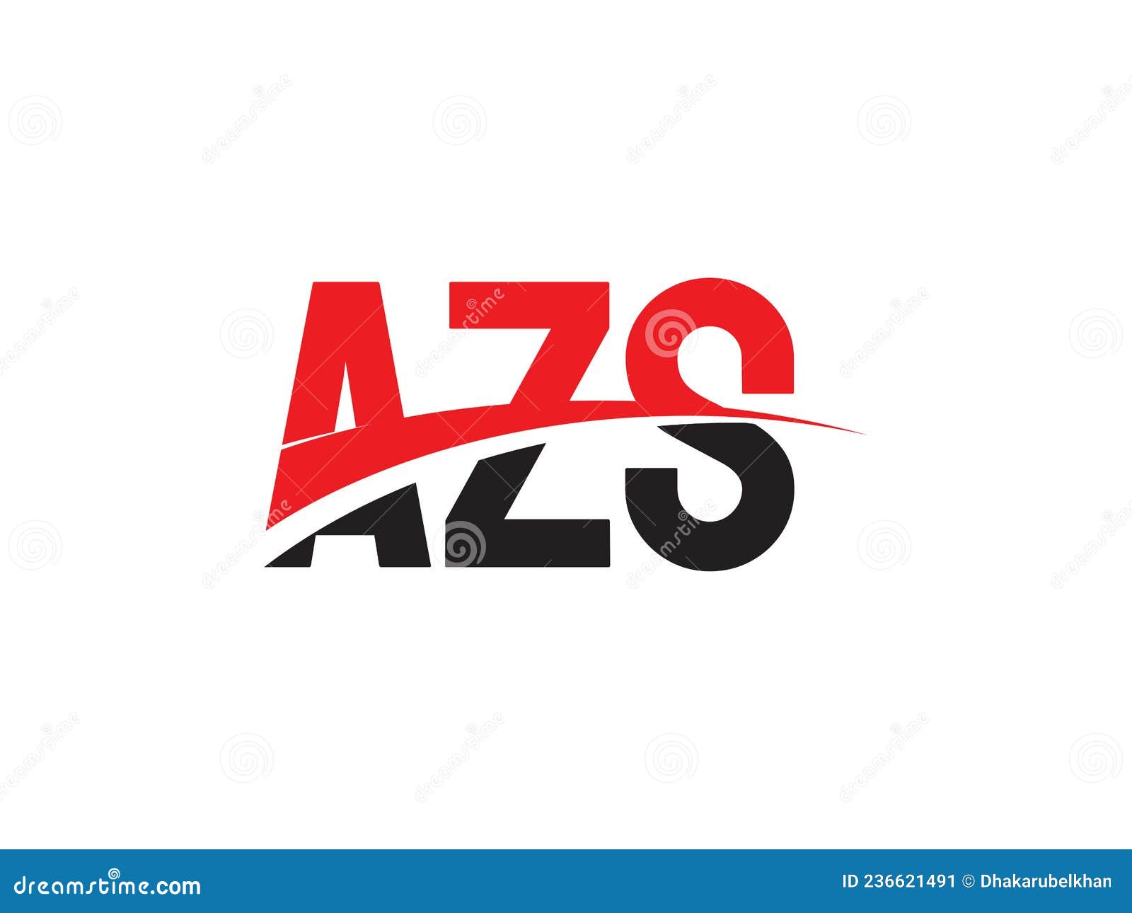 AZS Letter Initial Logo Design Vector Illustration Stock Vector ...