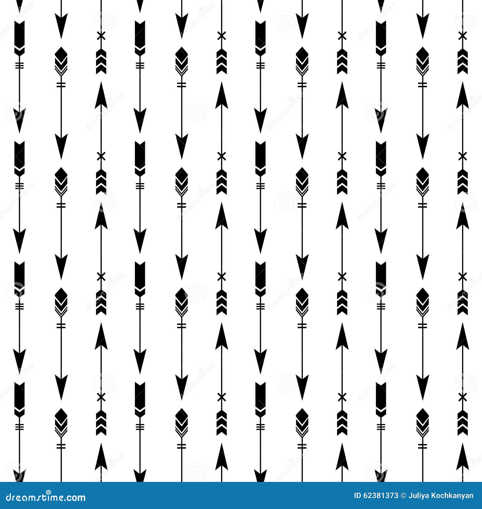 Aztec Arrows Seamless Pattern. Stock Vector - Illustration of ethnic ...