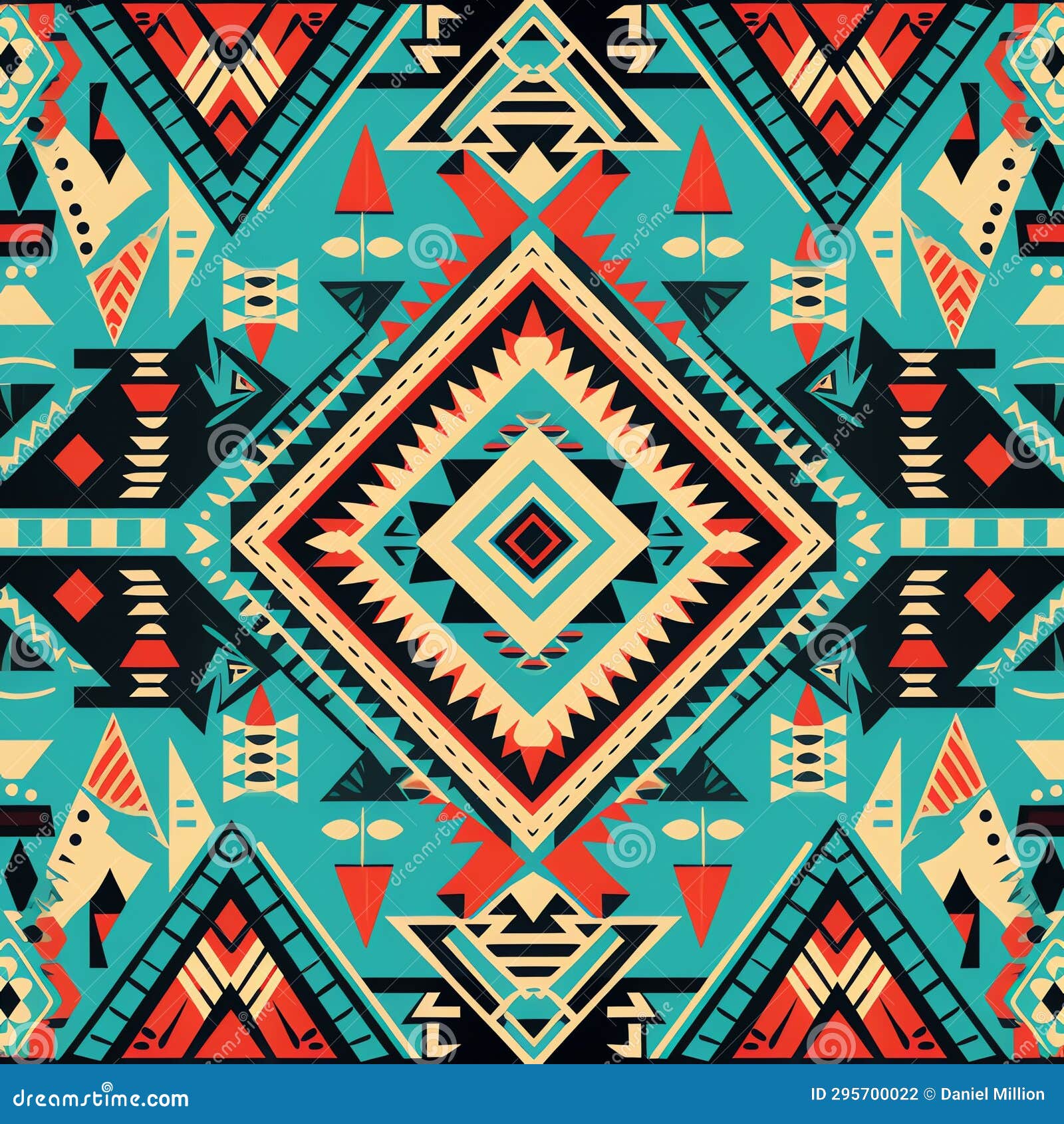 Aztec Background, Design Seamless Pattern Stock Photo | CartoonDealer ...