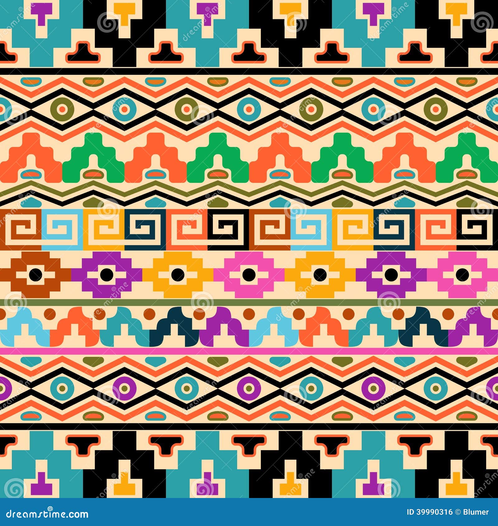 Aztec background stock vector. Illustration of clothing - 39990316