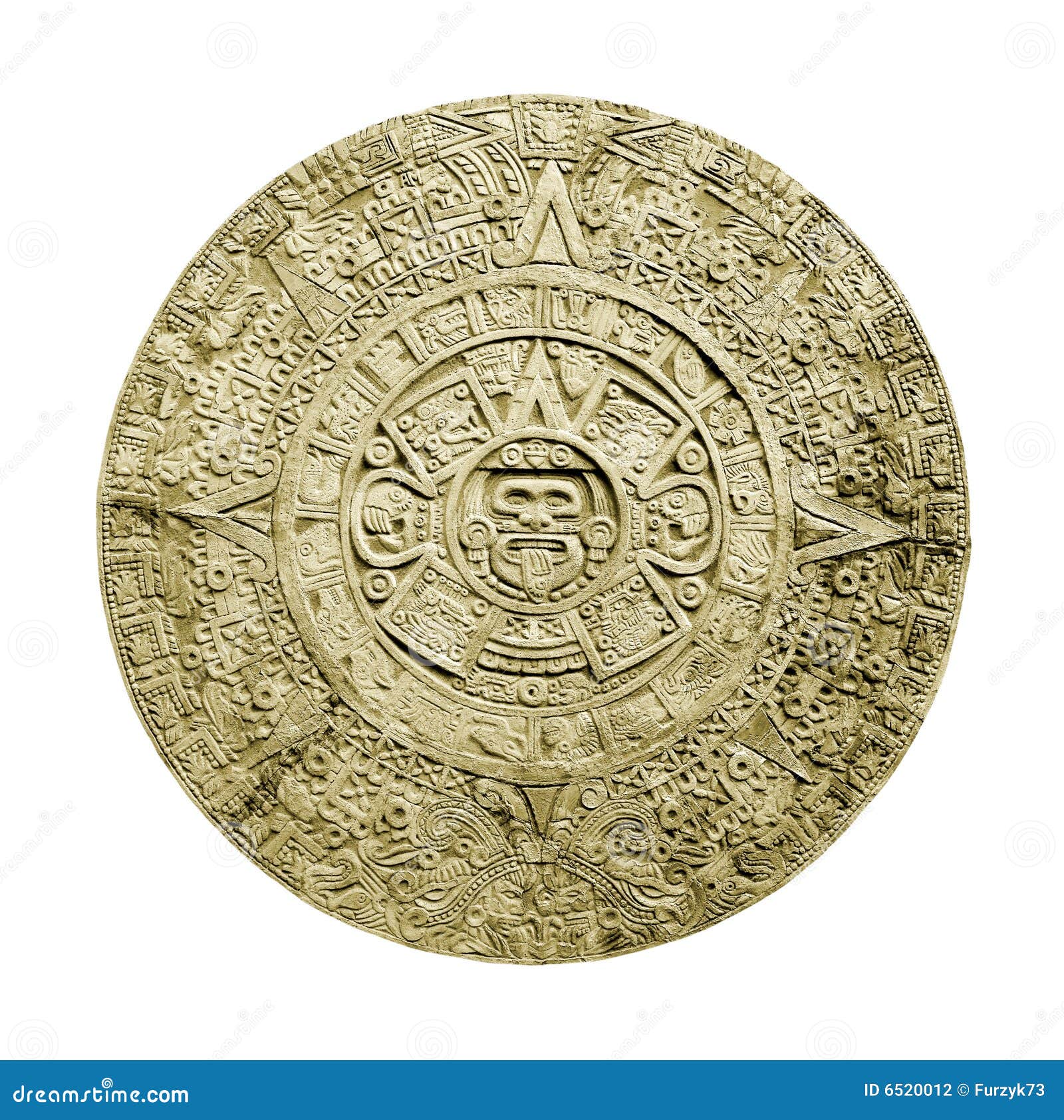 Aztec calendar stock photo. Image of spirituality, calendar - 6520012