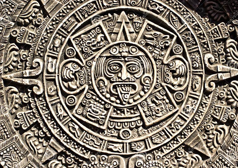 Aztec Calendar stock photo. Image of pattern, symbol, ethnic - 9134202