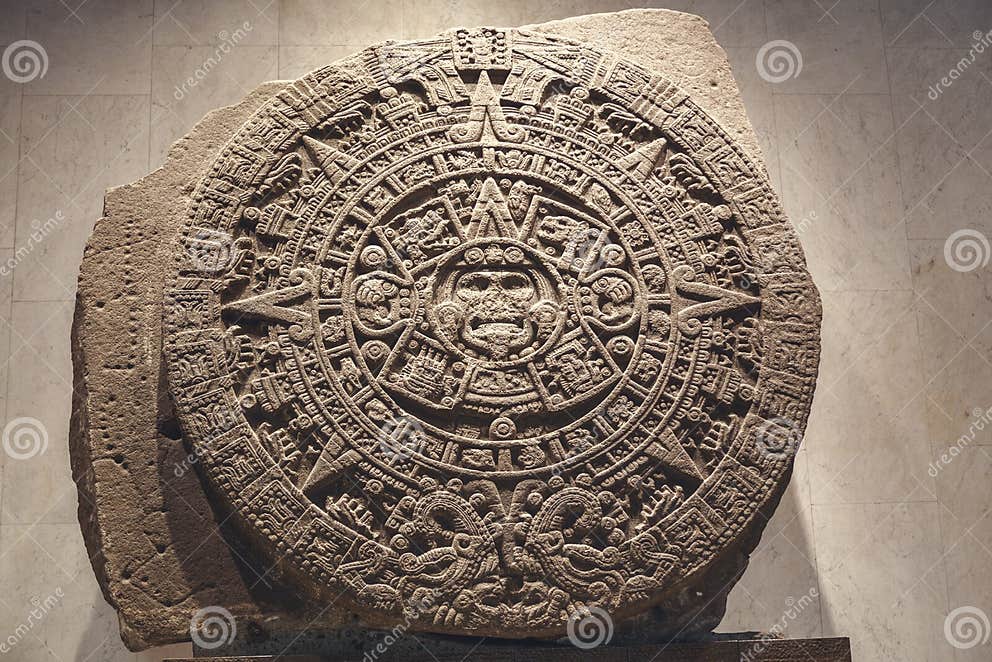 The Aztec Calendar editorial stock image. Image of ancient - 90397494