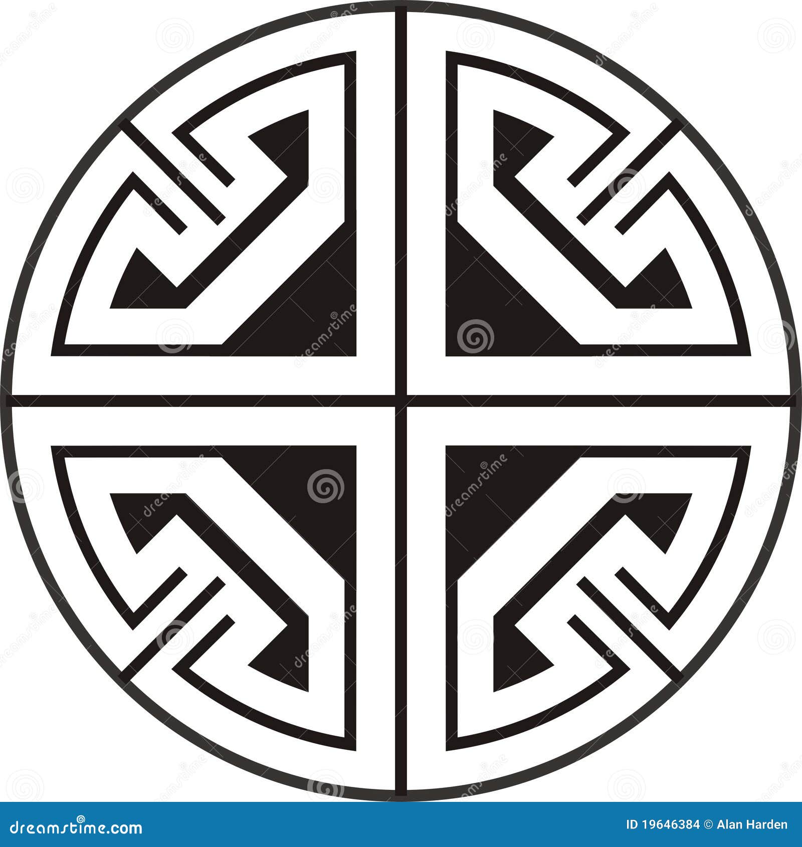 Aztec Circular Design Stock Images - Image: 19646384