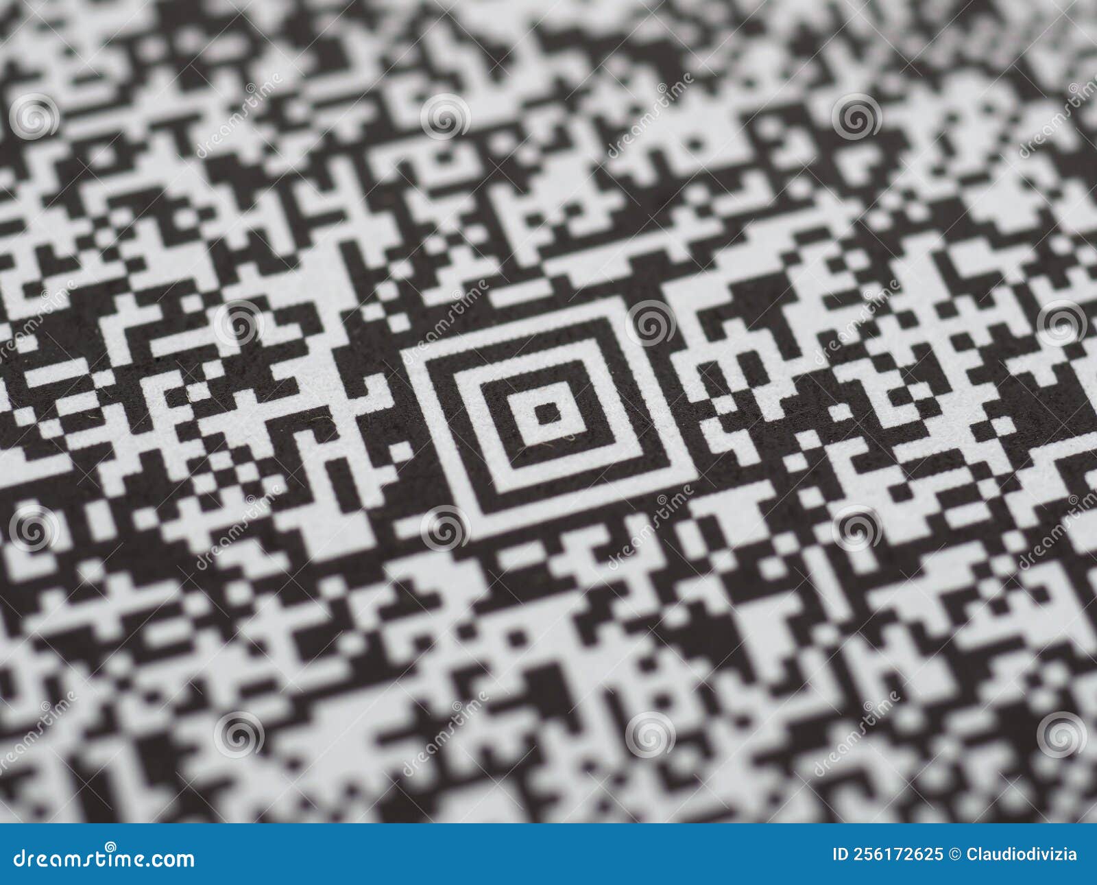 Aztec Code for Train Ticket Stock Image - Image of transportation ...