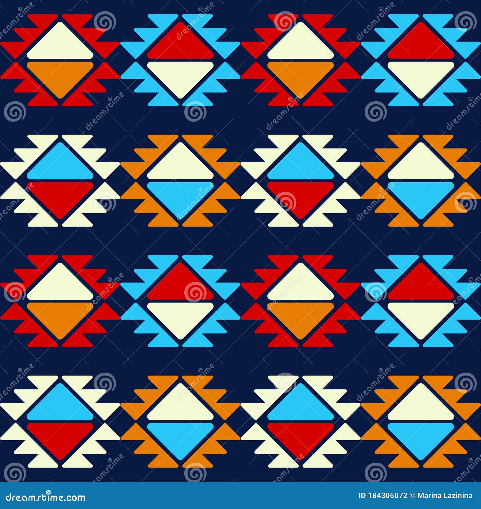 Aztec Elements. Seamless Pattern. Geometry. Ethnic Boho Ornament Stock ...