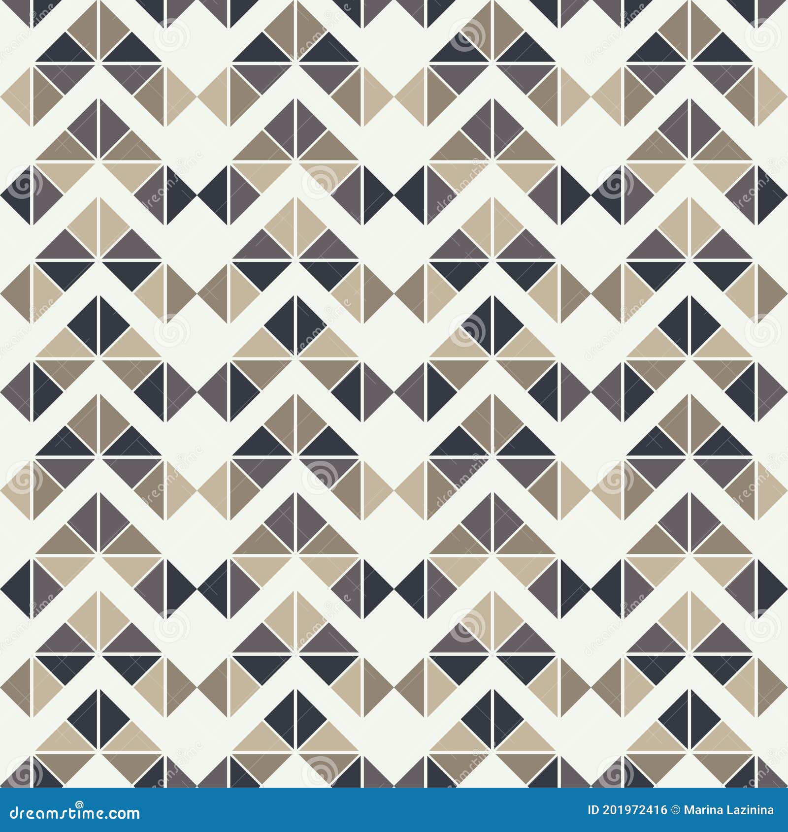 Aztec Elements from Triangles. Seamless Pattern. Textile. Ethnic Boho ...