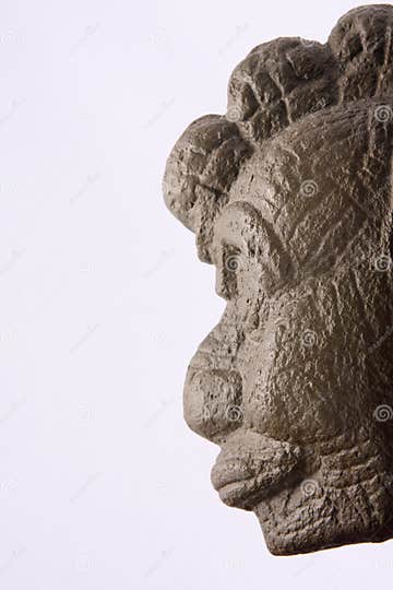 Aztec Fire God stock image. Image of archaeology, carving - 4010293
