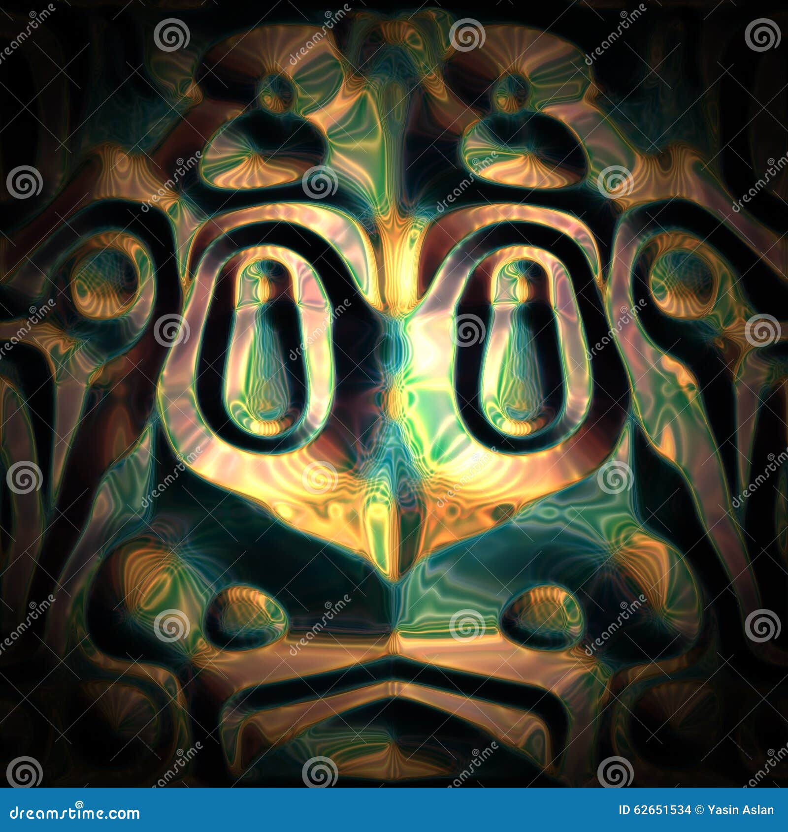 Aztec Frog Mandala Vector Illustration | CartoonDealer.com #69603994