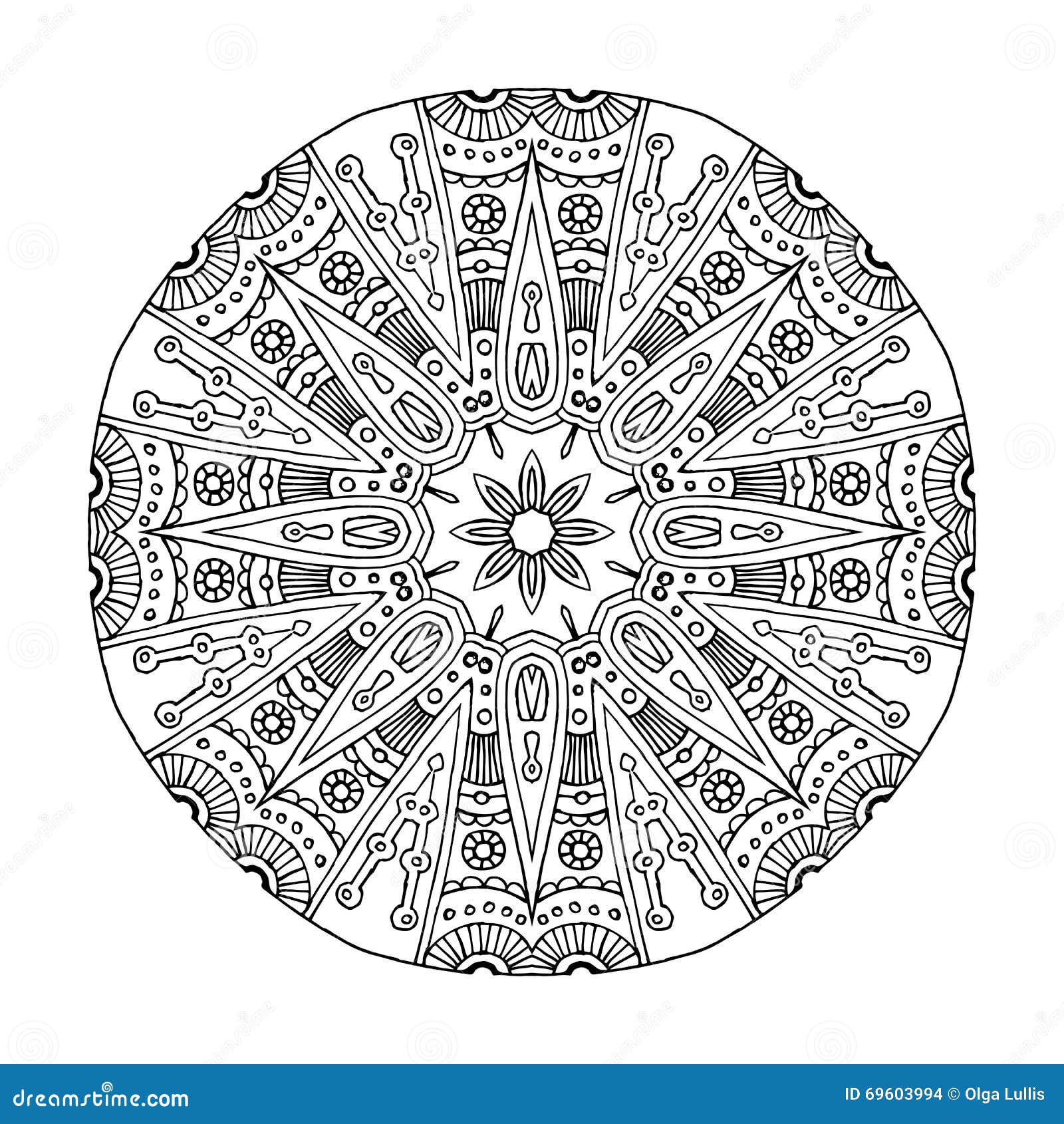 Aztec frog mandala stock vector. Illustration of aztec - 69603994